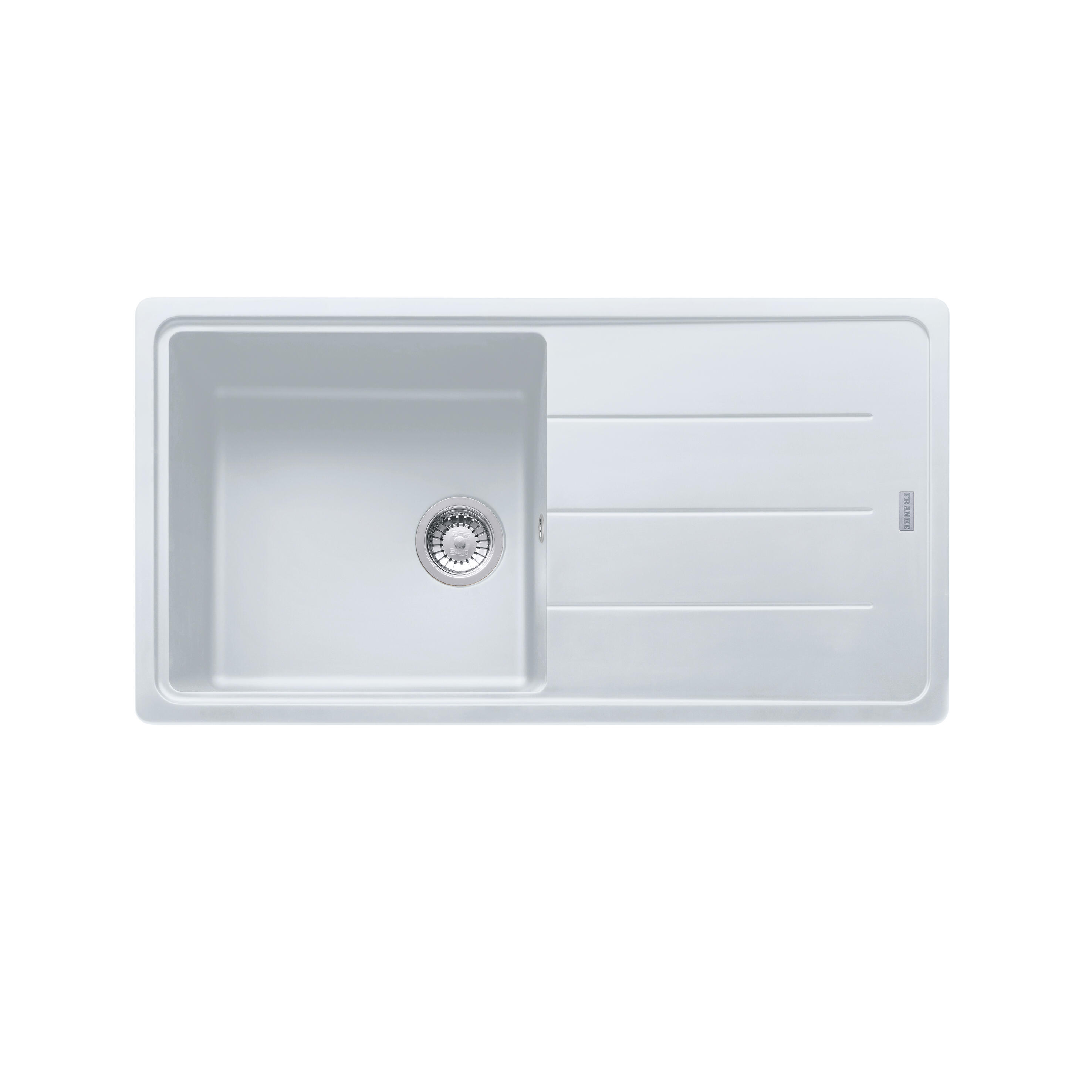 Lavello integrato 1 vasca in fragranite bianco FRANKE Boston L 50 x L ...