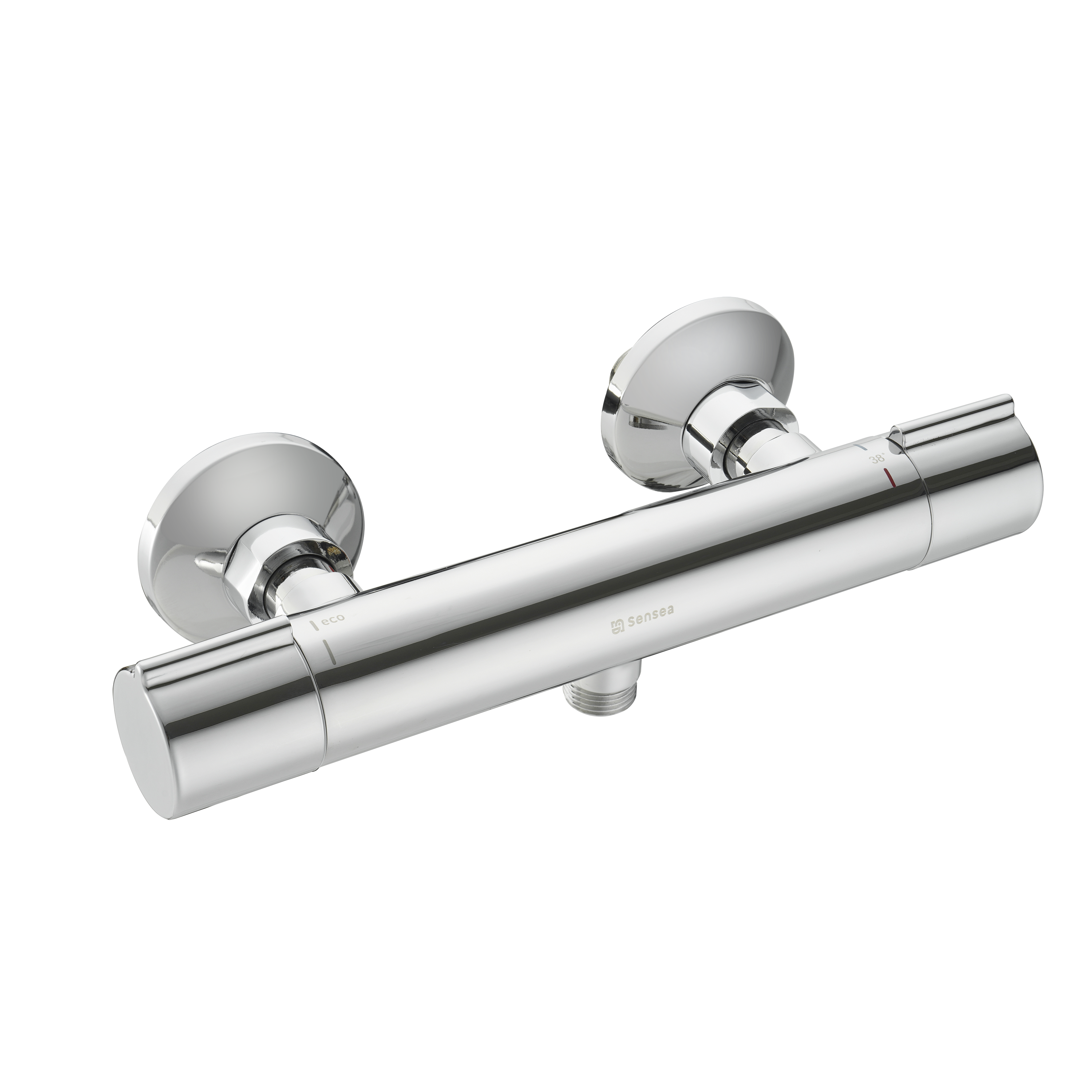 Grifo de ducha termostático SENSEA Essential cromo brillo | Leroy Merlin