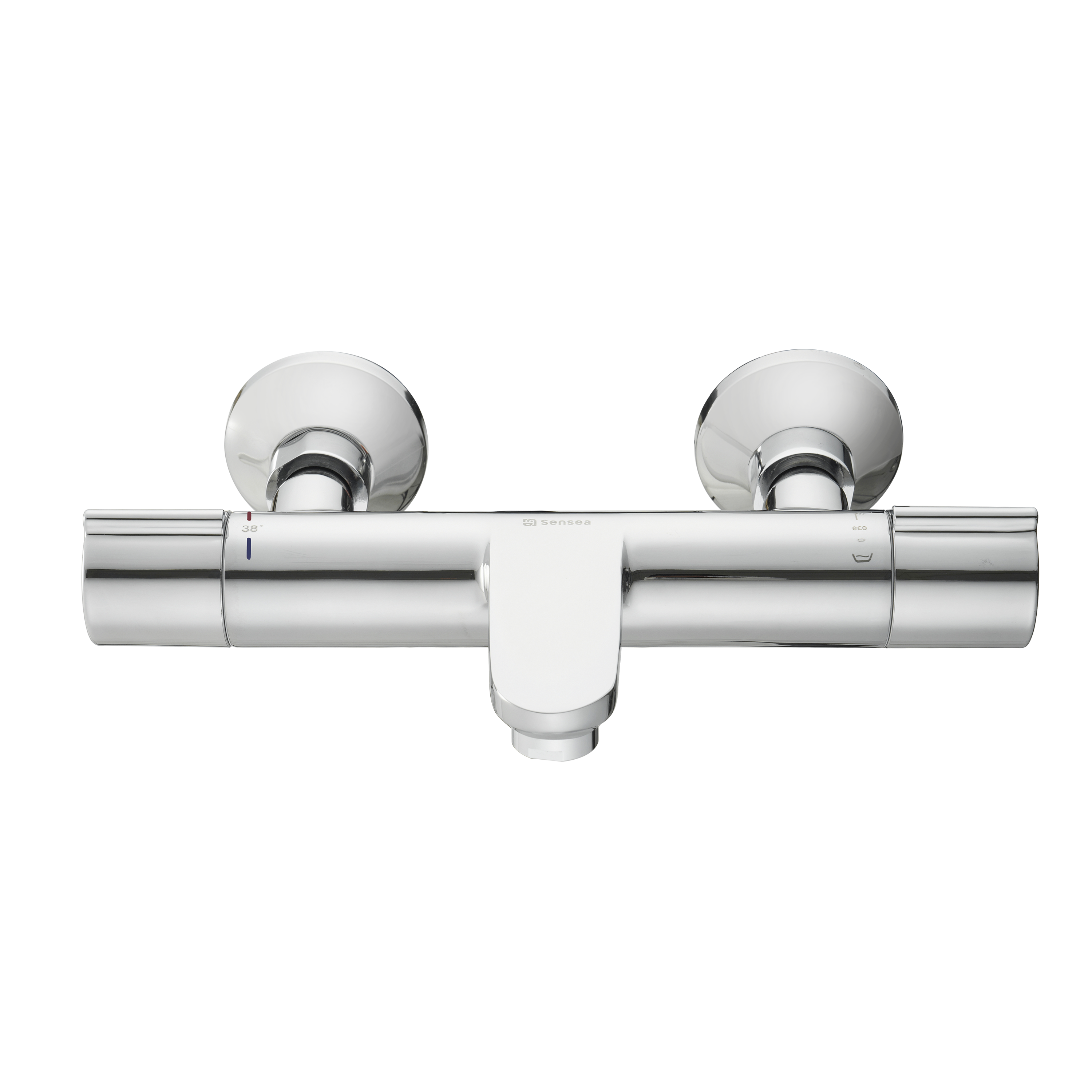 Grifo bañera termostático SENSEA Essential cromado | Leroy Merlin