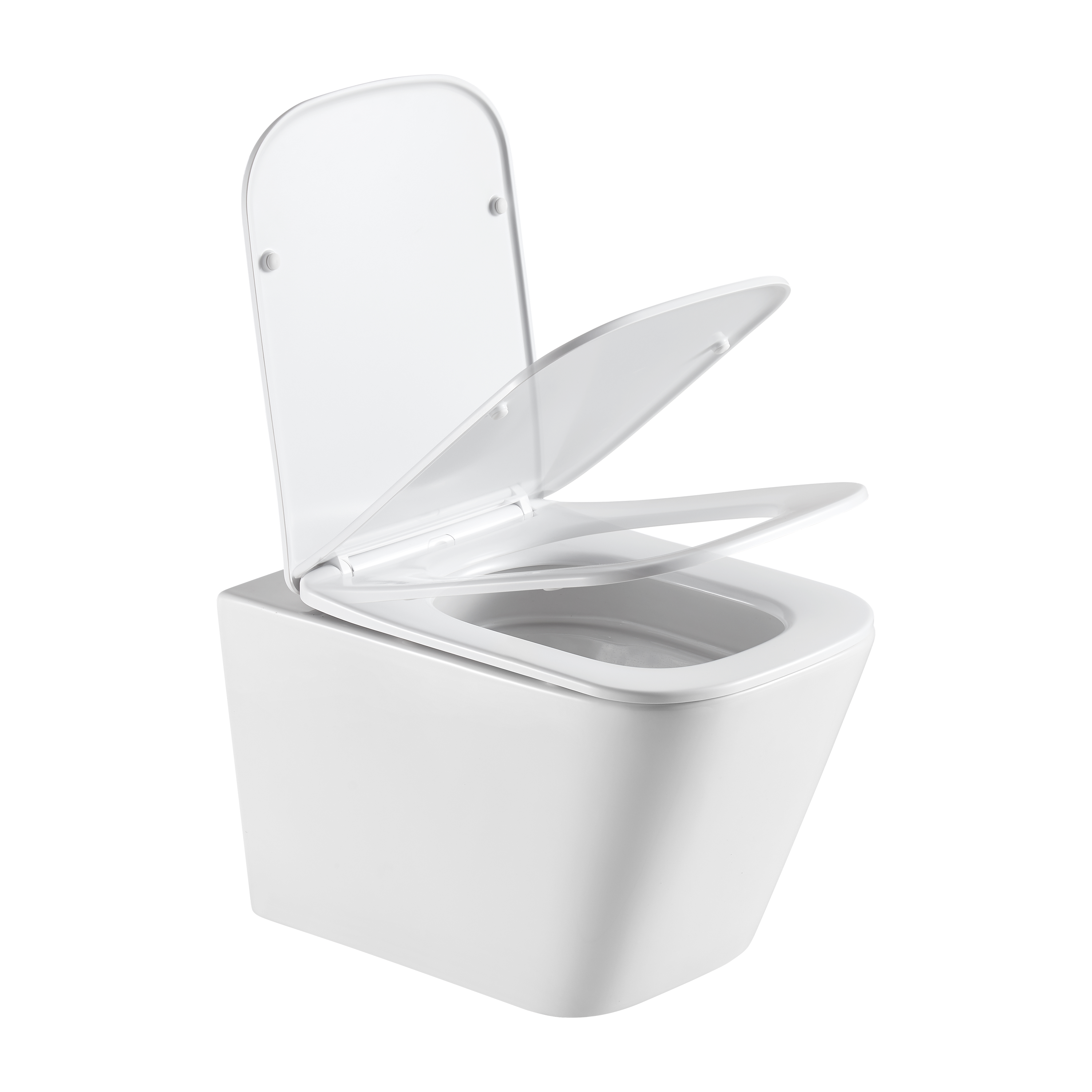 Taza WC suspendido SENSEA Neo con tapa amortiguada blanco | Leroy Merlin