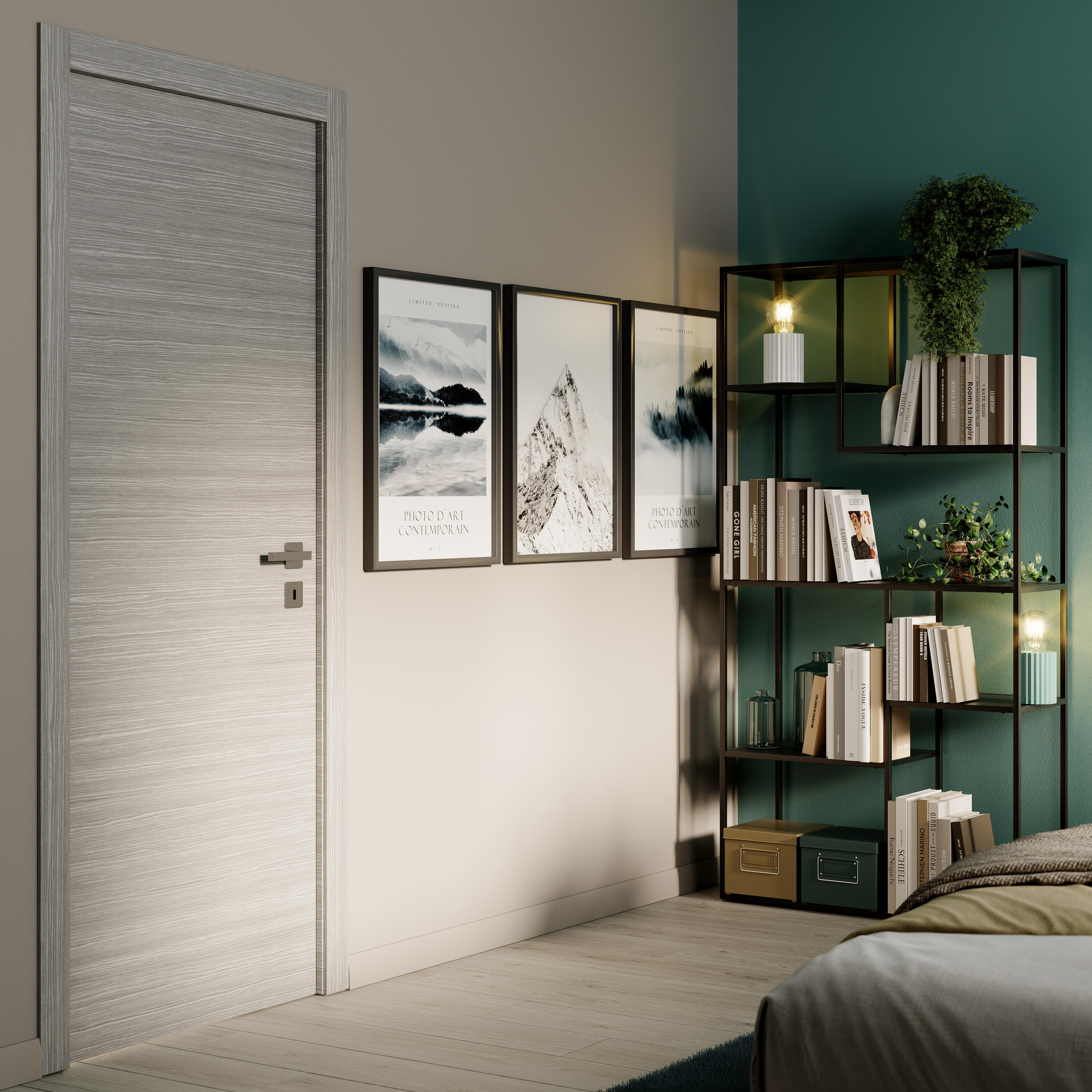 Lámpara de mesa Tyamo INSPIRE 1 luz E27 13 cm alto azul | Leroy Merlin