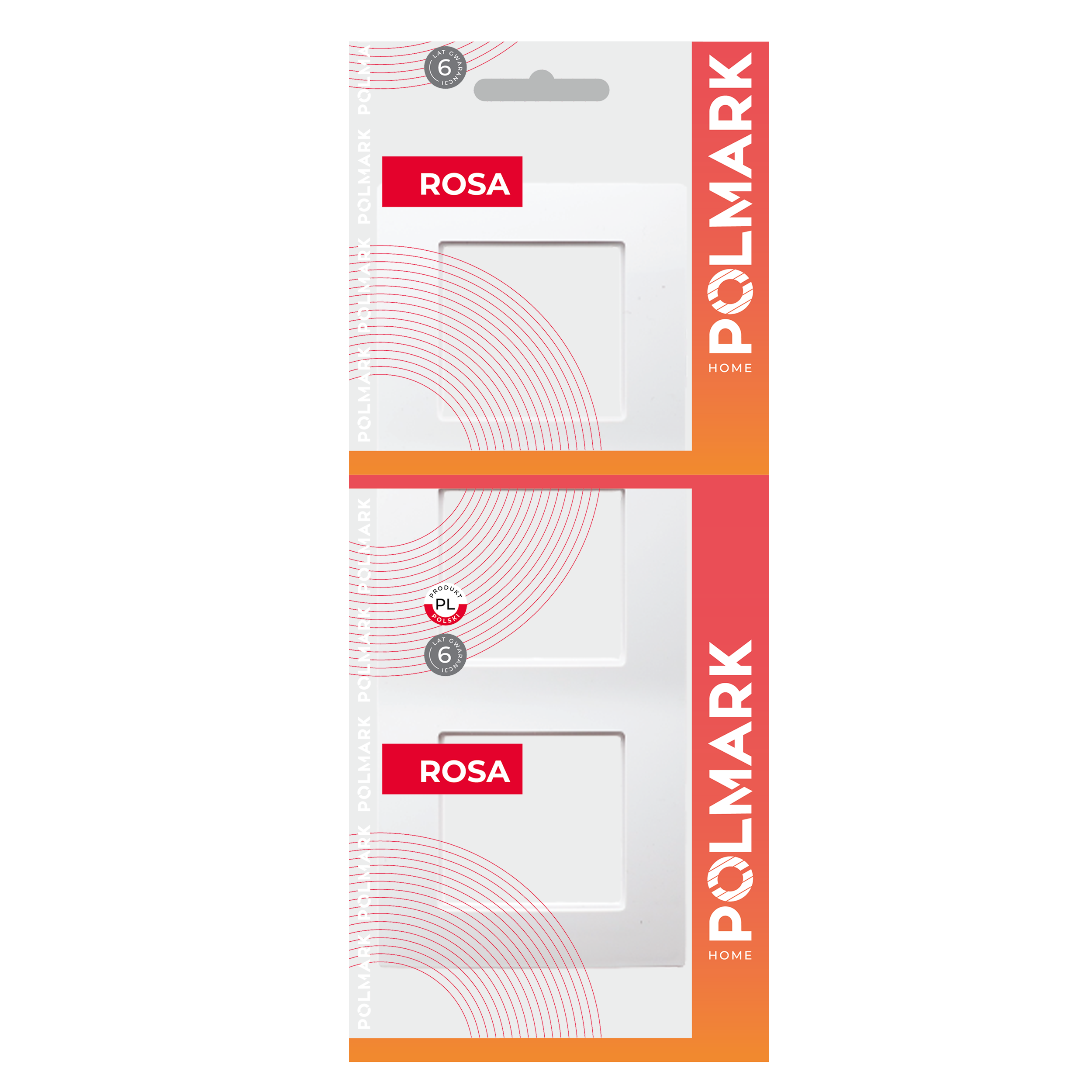 Ramka potrójna ROSA Biały POLMARK - Leroy Merlin