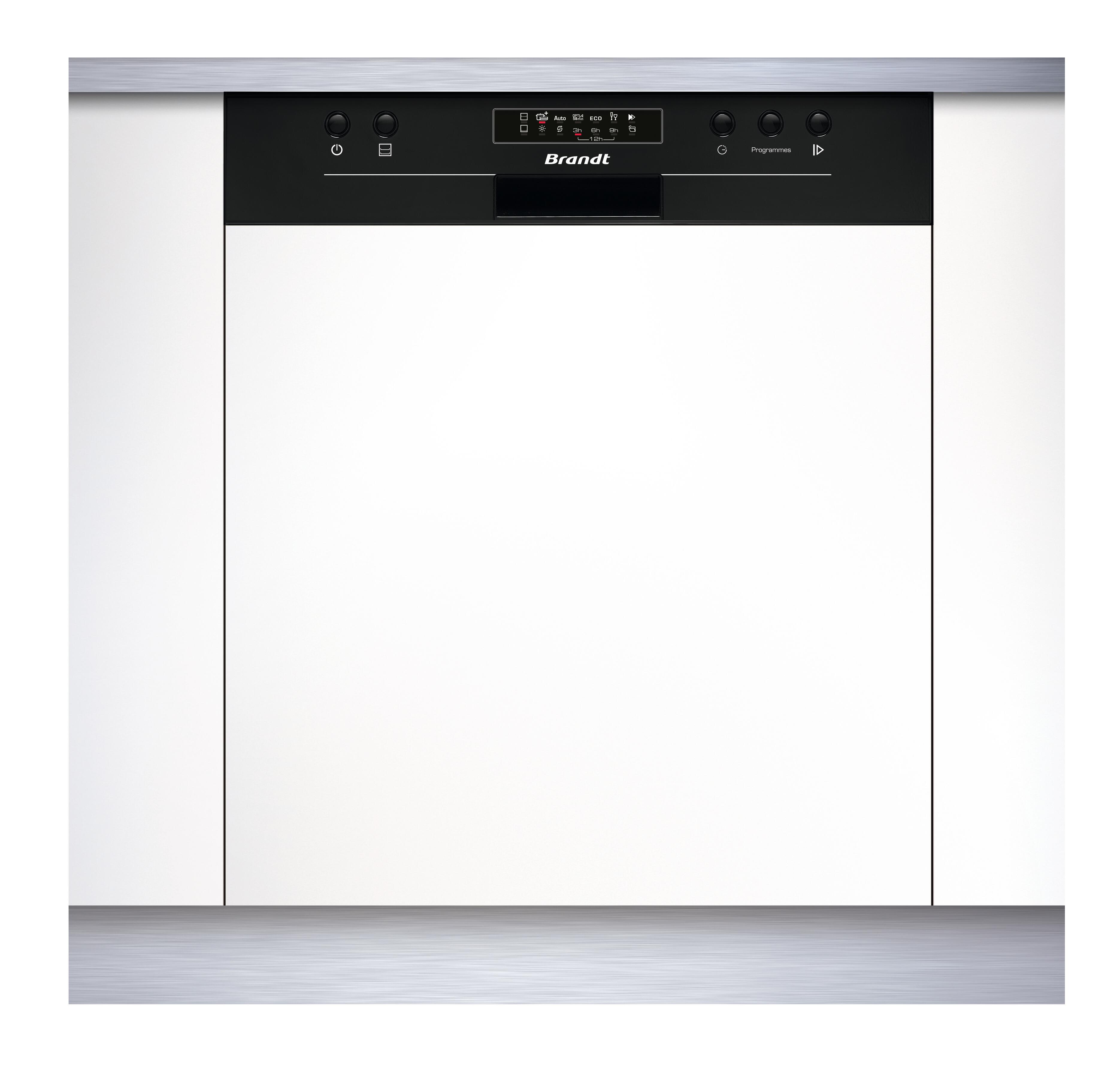 Lave vaisselle intégrable l.59.8cm,14 couverts BB3424LB BRANDT | Leroy ...