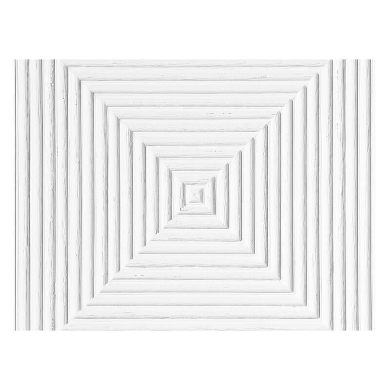 Panel Decorativo Giza efecto relieve blanco 90.5x90.5 cm | Leroy Merlin