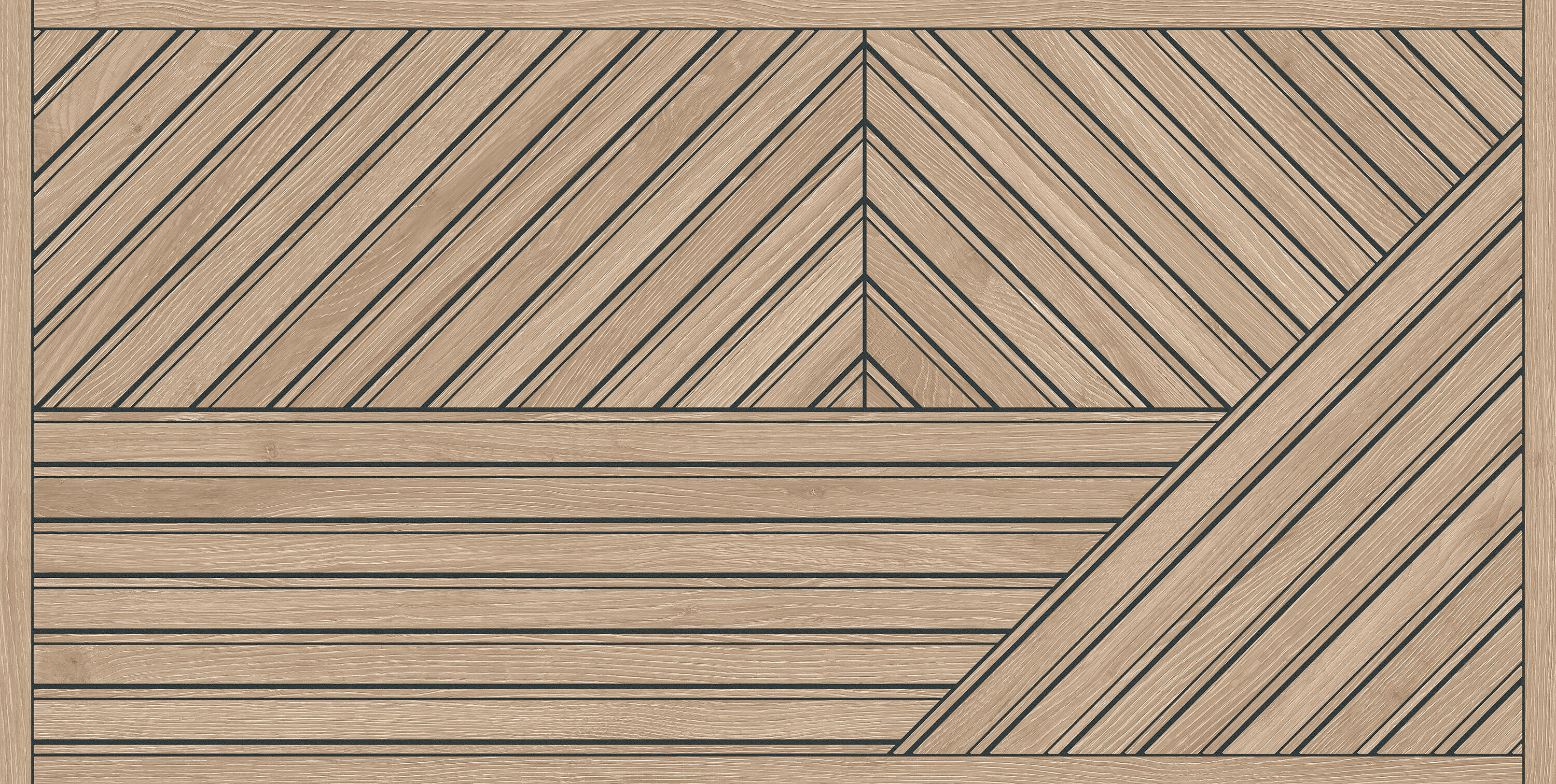 Azulejo cerámico Studio Laths efecto palillería oak 60x120 cm | Leroy Merlin