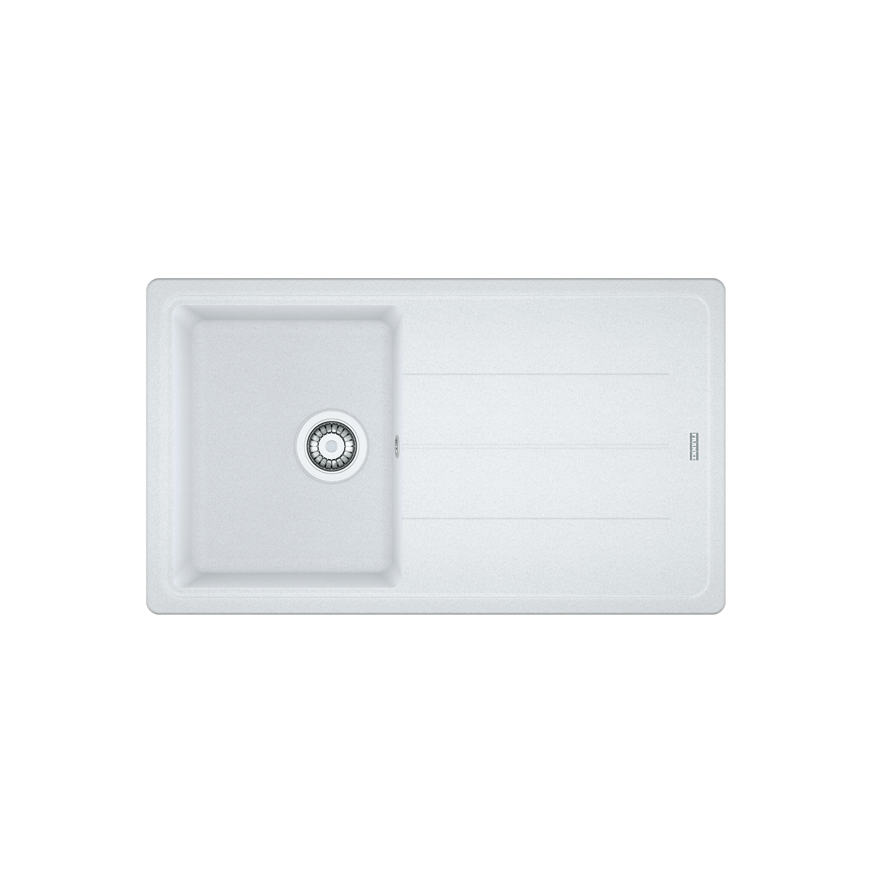 Lavello integrato 1 vasca in fragranite bianco FRANKE Boston L 50 x L ...