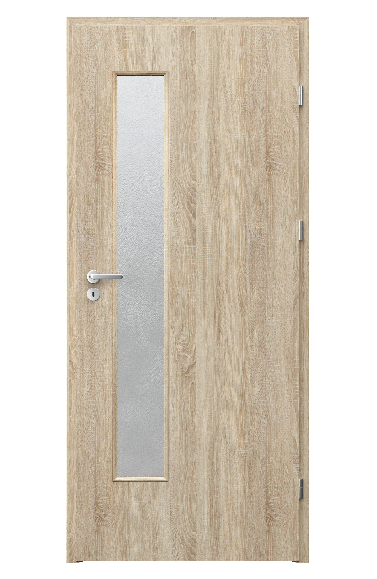 Drzwi wewnętrzne pokojowe Trim Soft 80 prawe Dąb Sonoma - Leroy Merlin