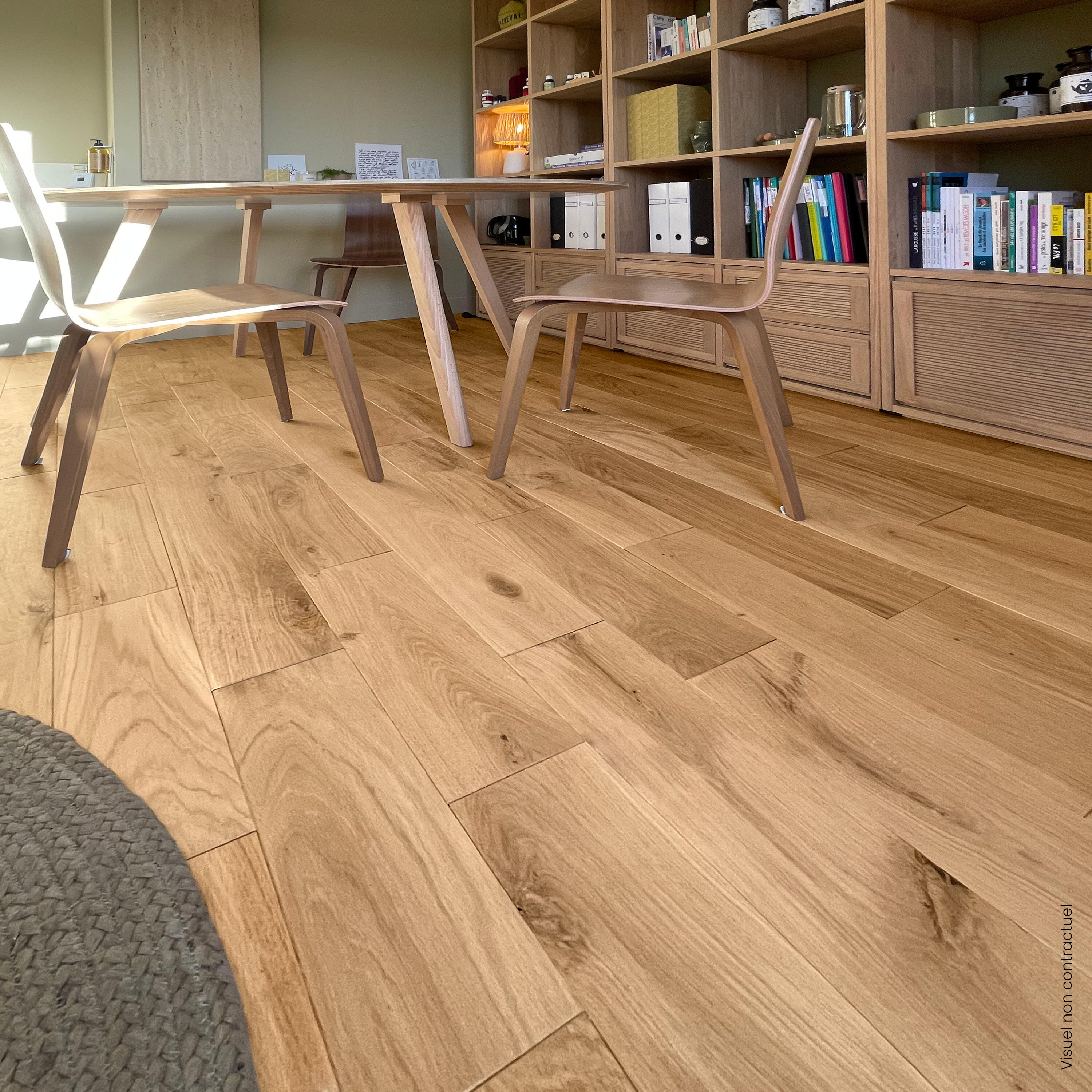 Parquet massif chêne blond bohème vitrifié L NAOFLOOR, l.15 cm | Leroy ...