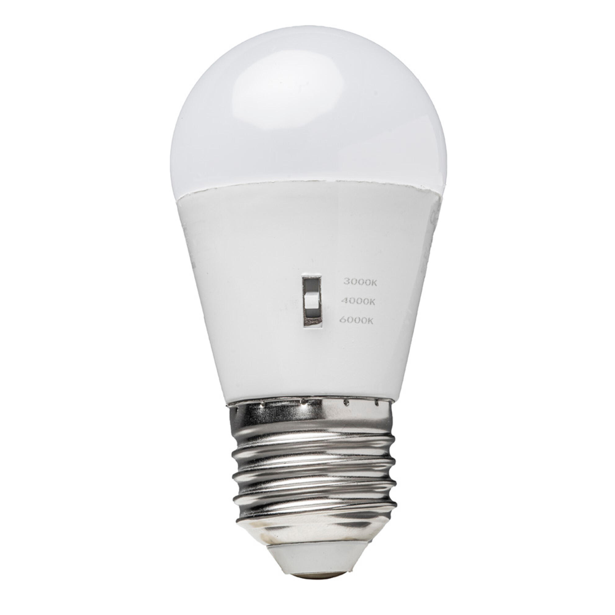 Bombilla led E27 esférica 642 lm color luz regulable opaco | Leroy Merlin