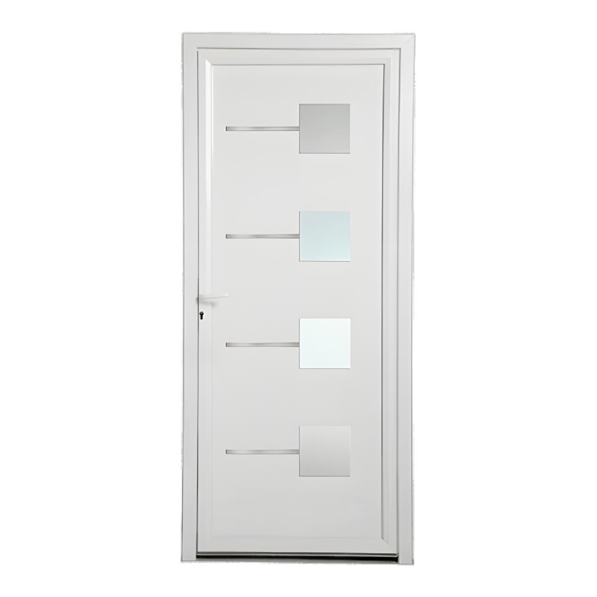 Porte d'entrée pvc vitrée sur-mesure Soria | Leroy Merlin