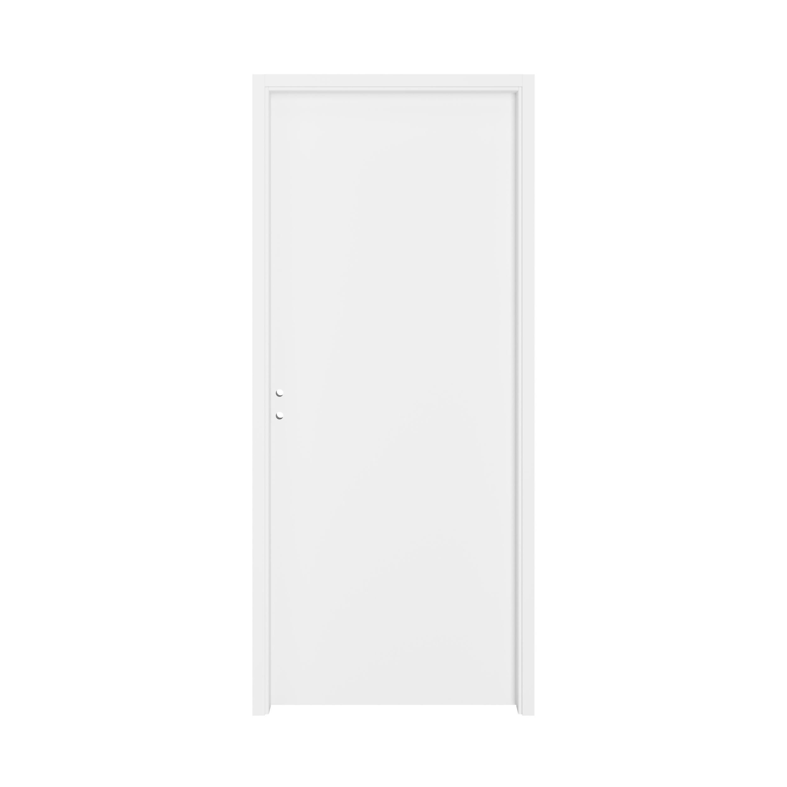 Bloc-porte fin de chantier Lia blanc, H.204 x l.83 cm, réversible ...