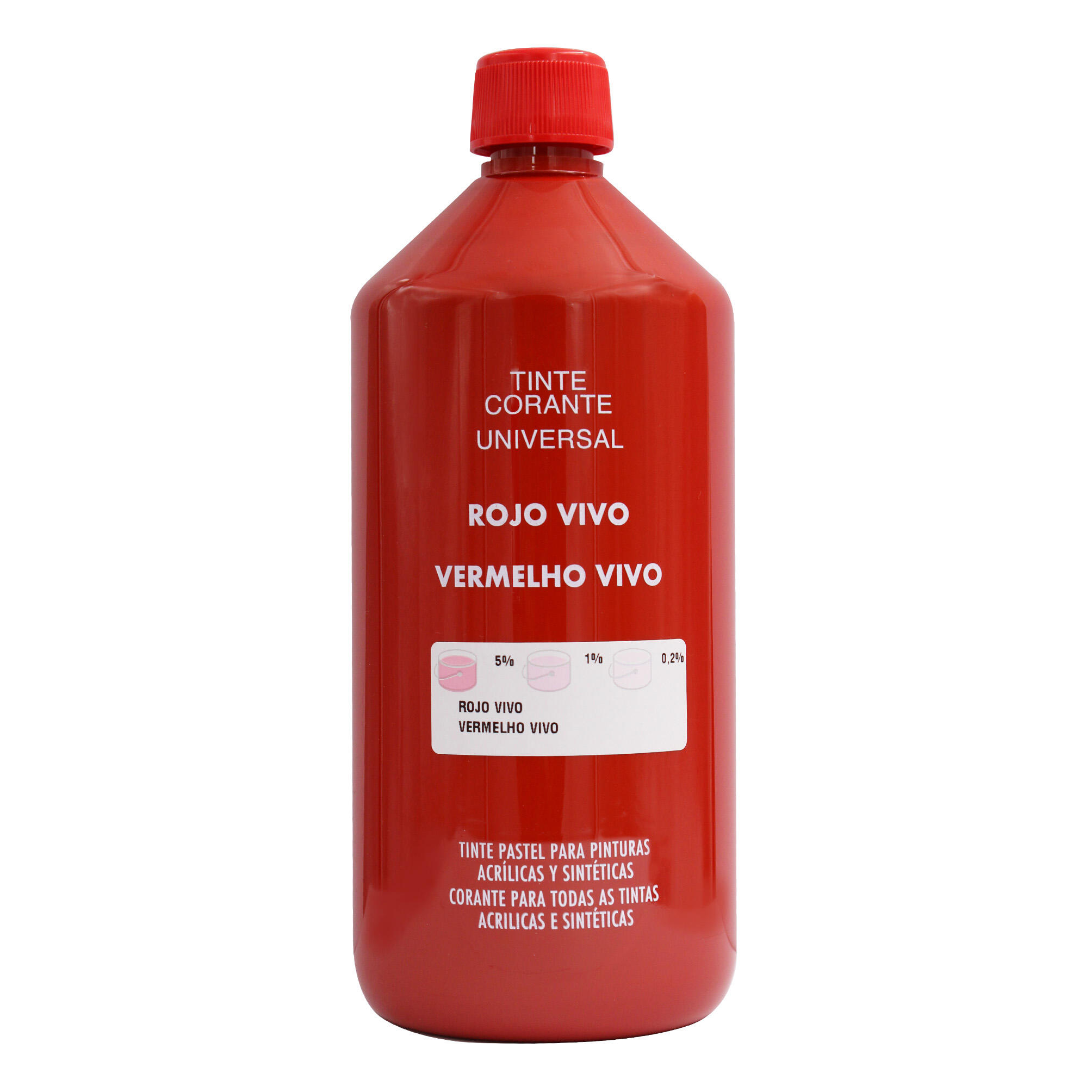 Colorante líquido RICHARD color rojo vivo 1 litro | Leroy Merlin