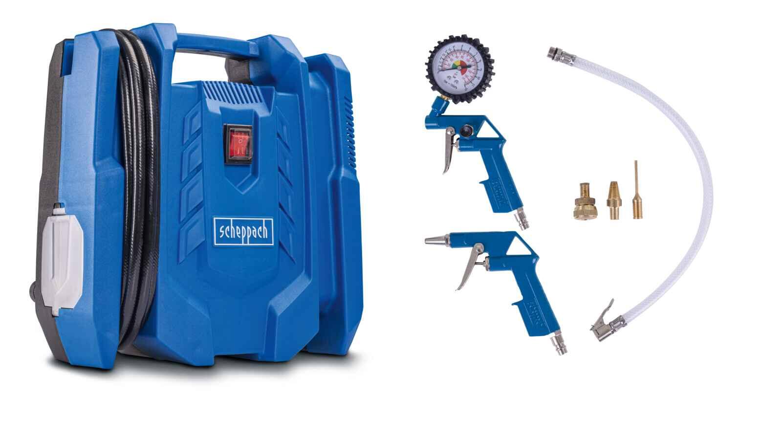 Mini compresseur 0L 1.5CV 8 bars AIRFORCE 7 SCHEPPACH | Leroy Merlin