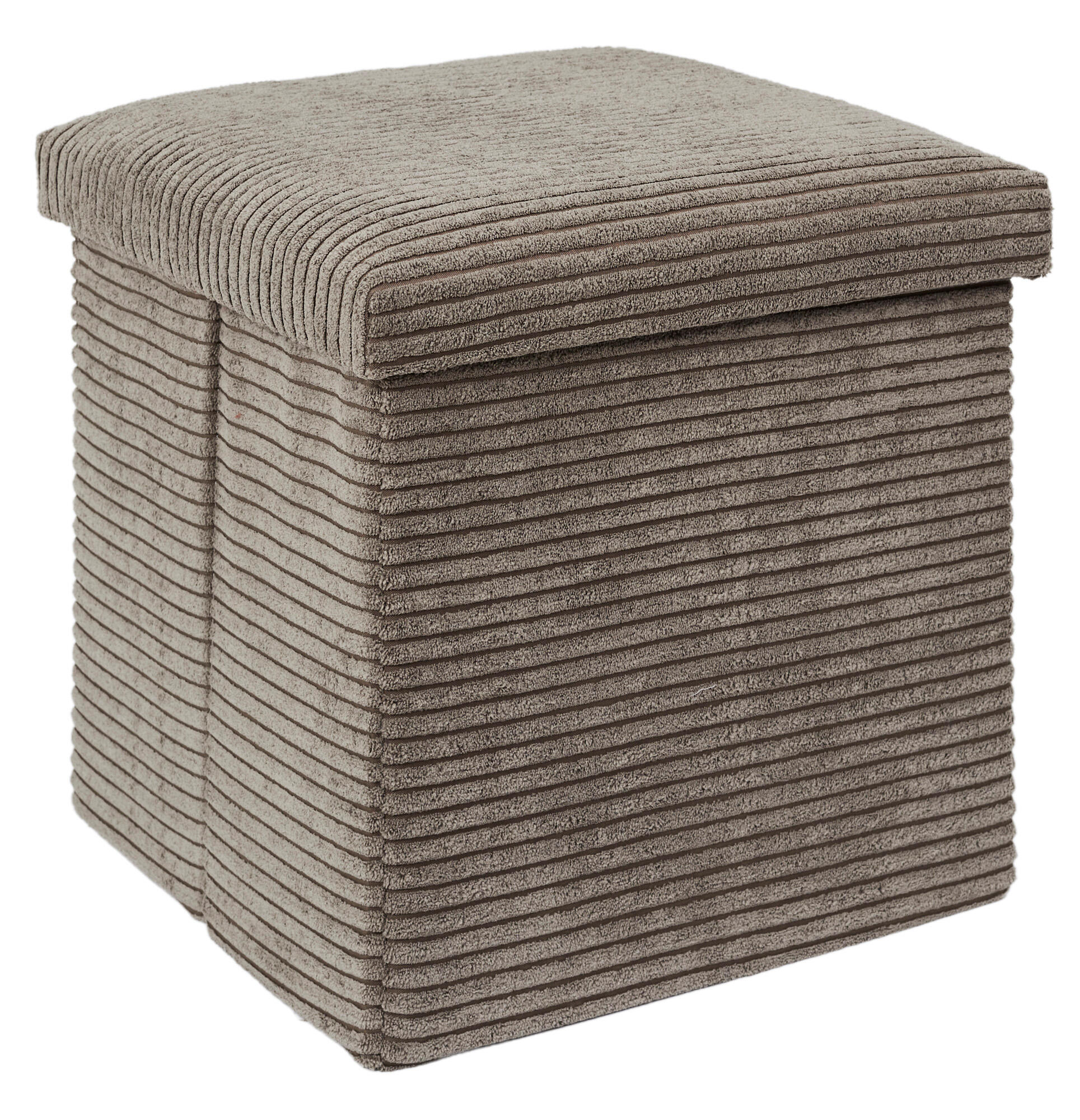 Puf plegable Scott 38x38cm taupé | Leroy Merlin