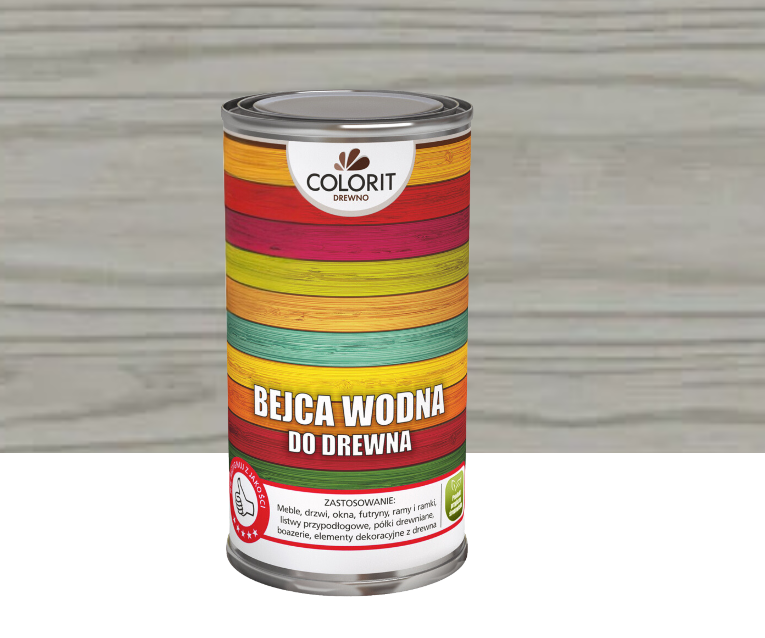 Bejca do drewna wodna jasny szary 0.5 l Colorit - Leroy Merlin