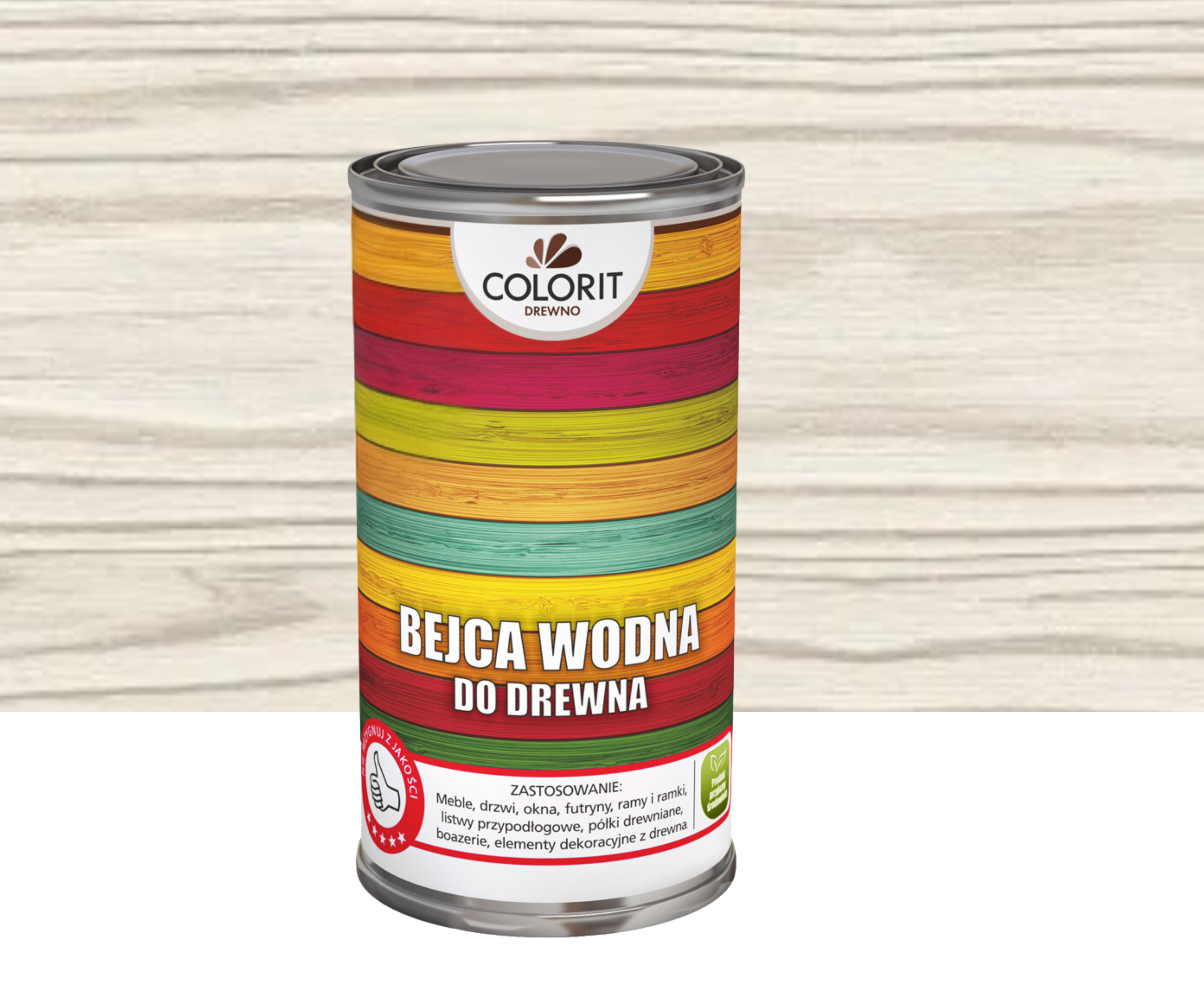 Bejca do drewna wodna biały 0.5 l Colorit - Leroy Merlin