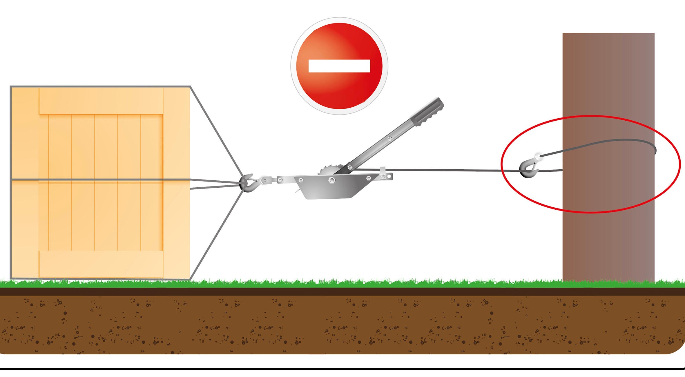 Treuil manuel à levier FARTOOLS, 1000 kg | Leroy Merlin