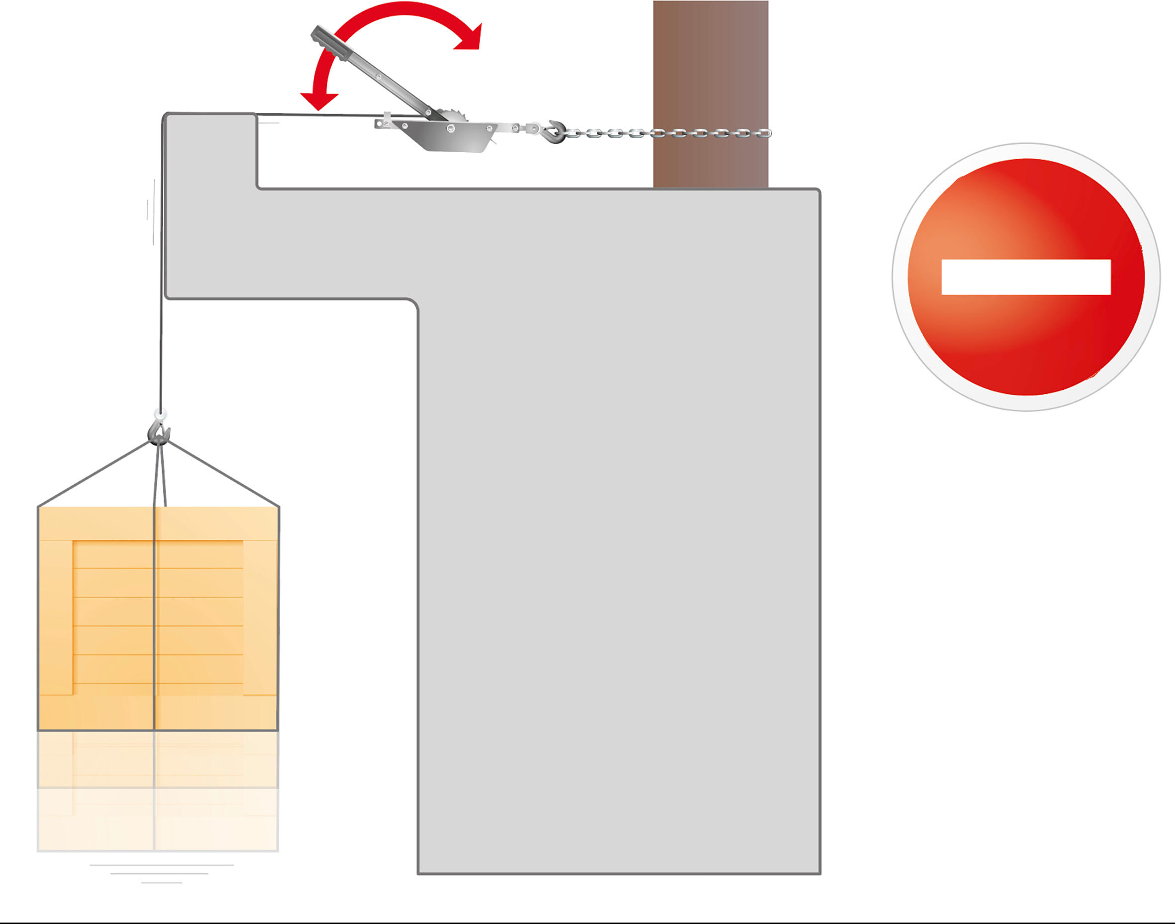 Treuil manuel à levier FARTOOLS, 1000 kg | Leroy Merlin