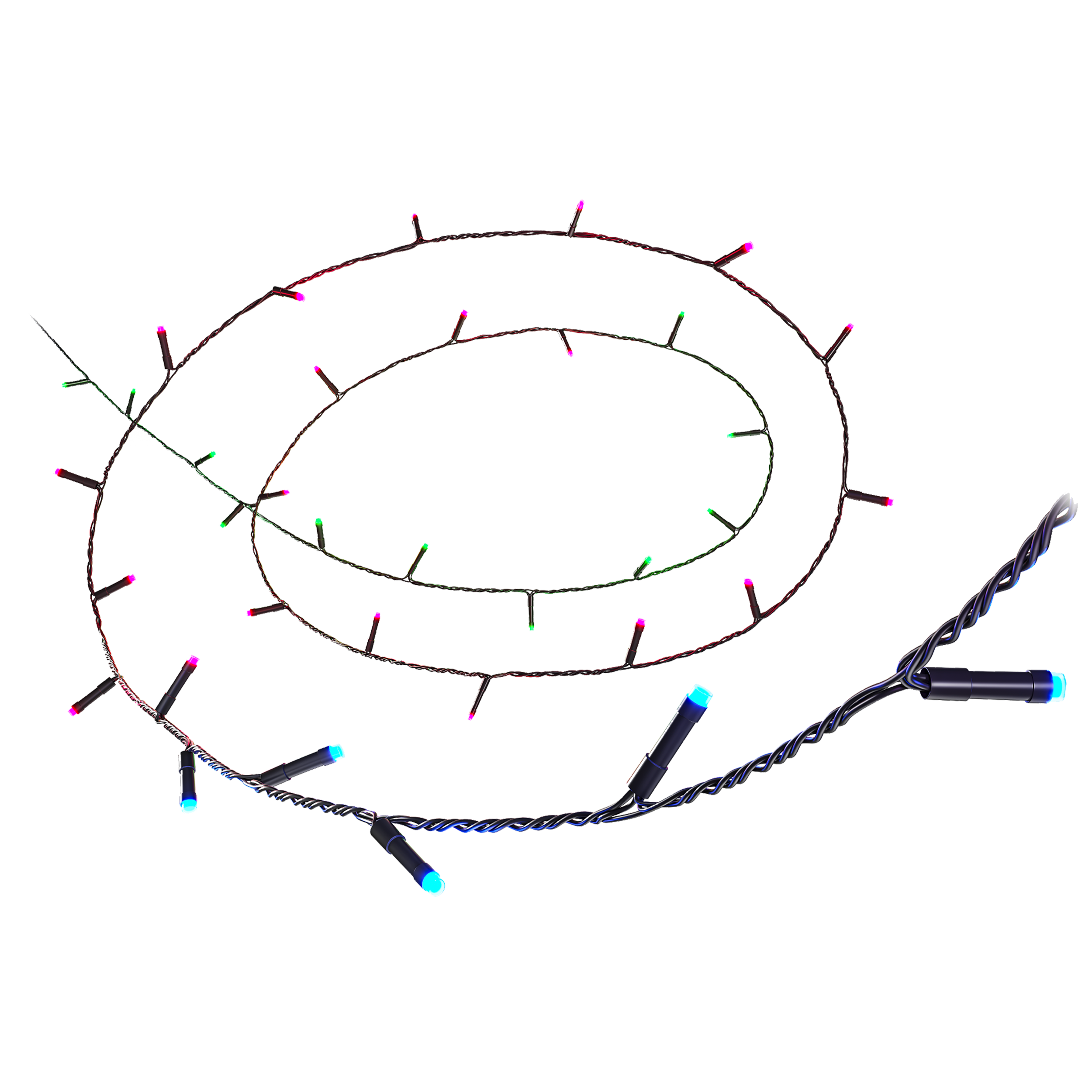 Girlanda LED RGB IP44 20 m Wiz - Leroy Merlin