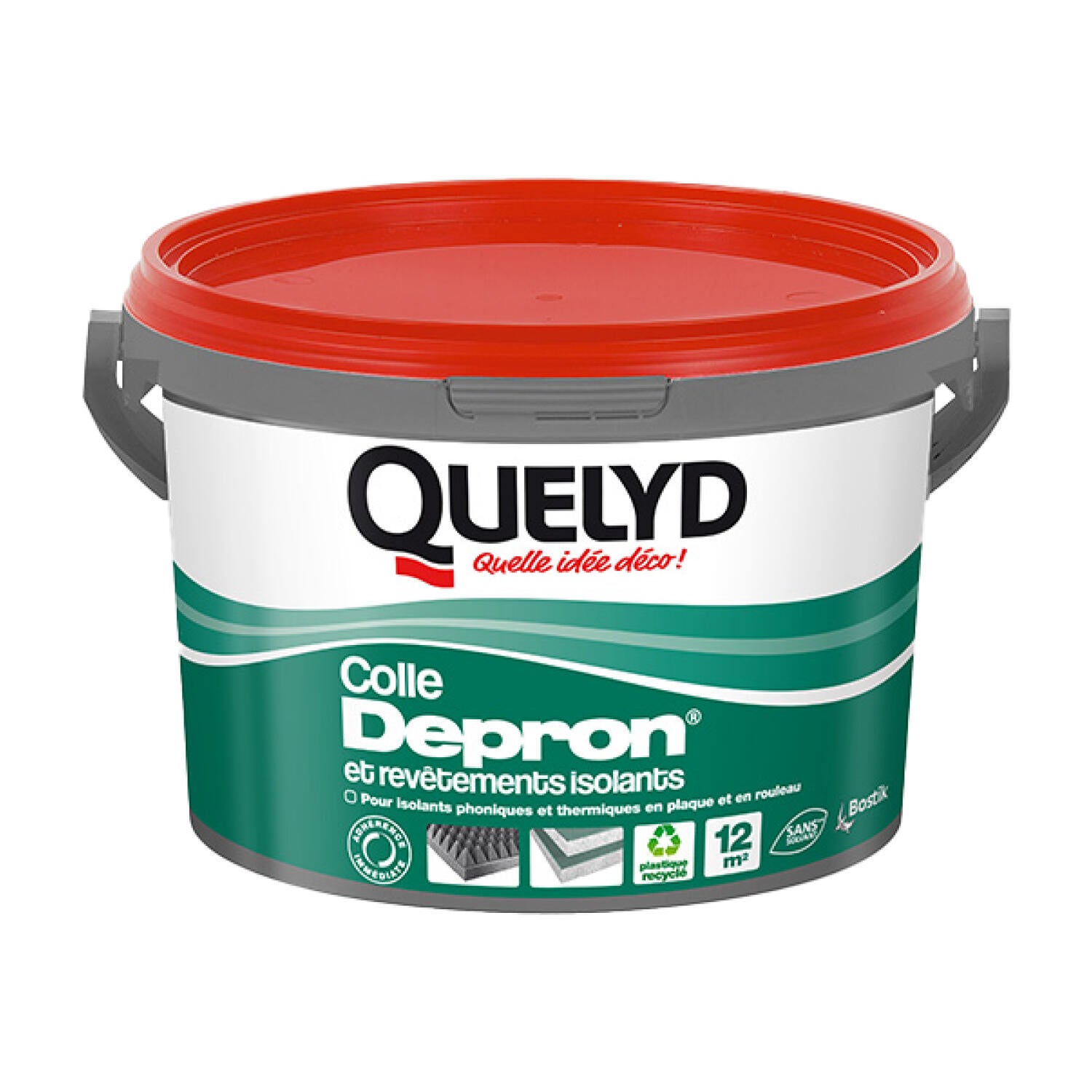 Colle de fixation pâte MS polymère Depron QUELYD, 3000ml, 3 Kg blanc | Leroy Merlin