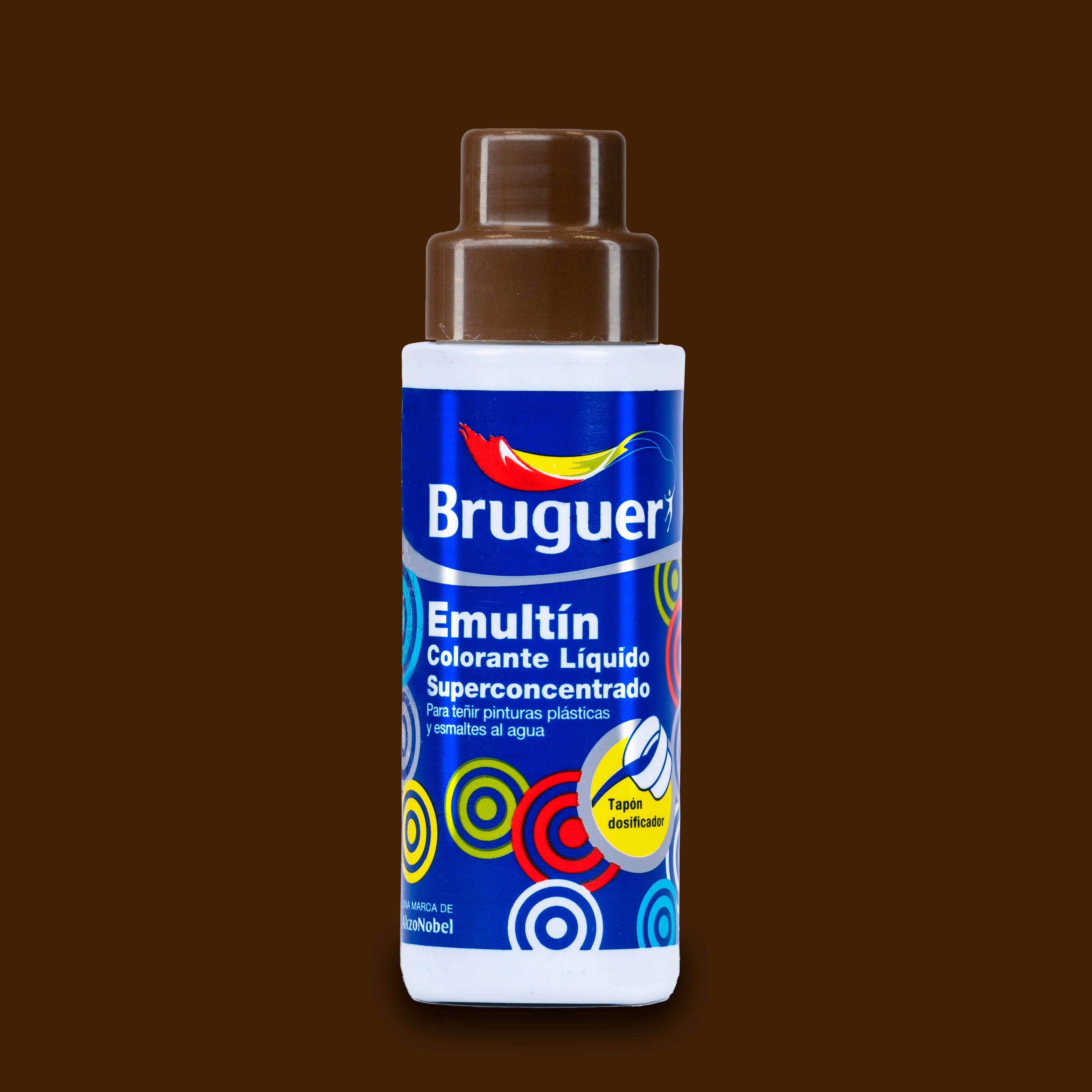 Colorante líquido Emultin BRUGUER color pardo 100 ml interior/exterior ...