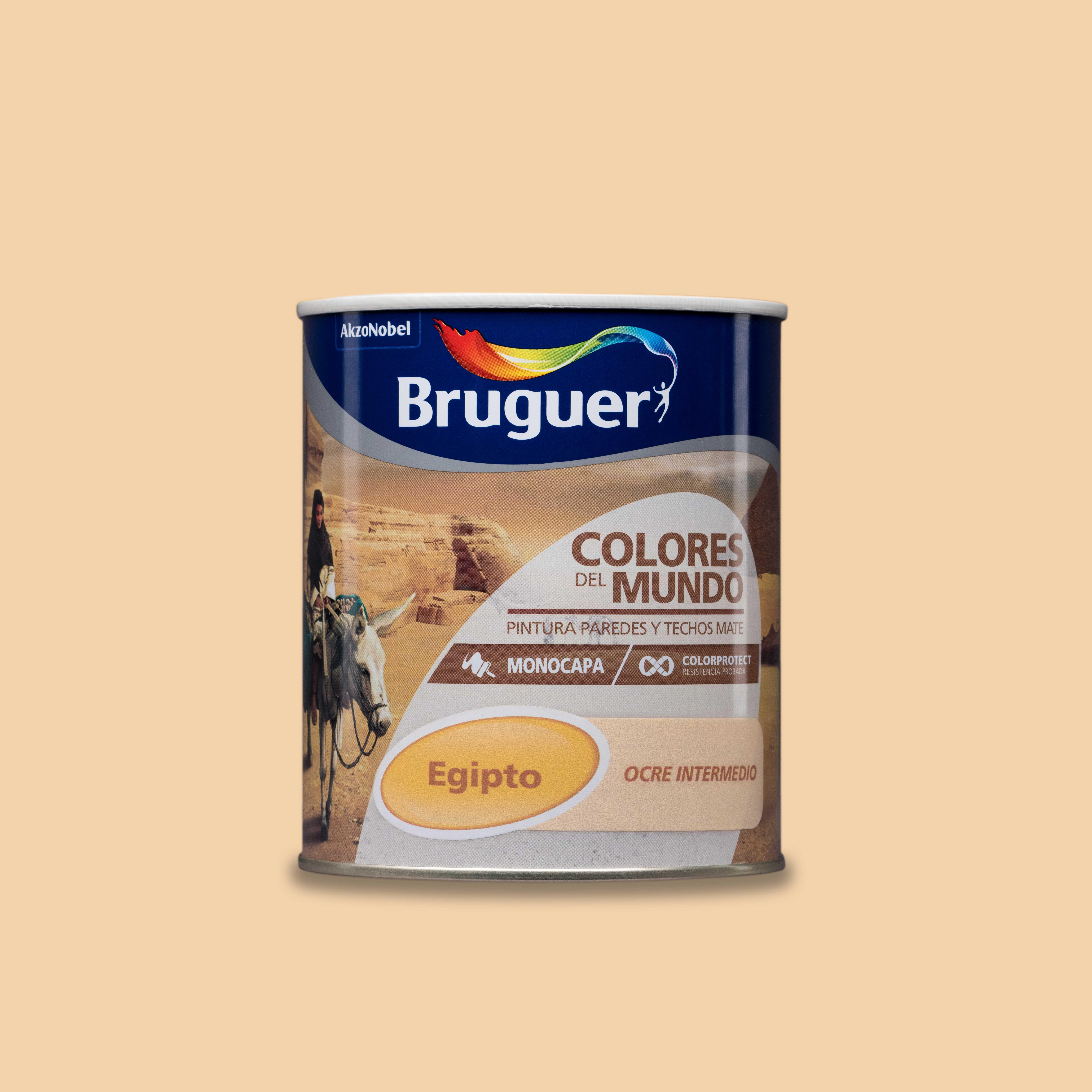Pintura de interior Colores del Mundo BRUGUER color egipto ocre ...