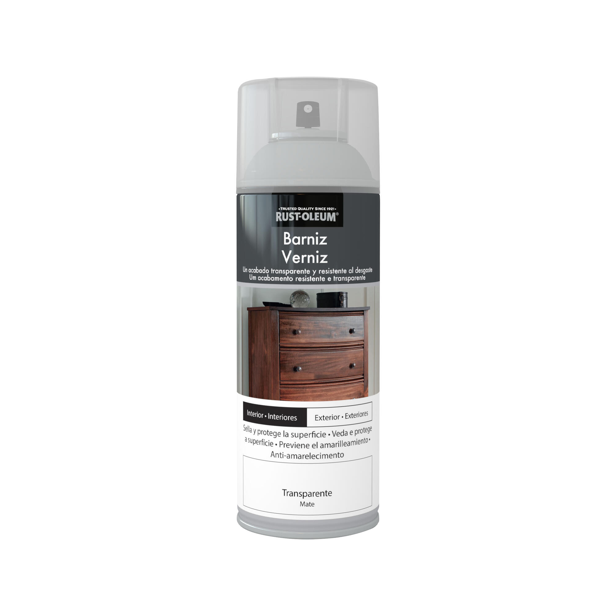 Barniz en spray mate RUST-OLEUM 400ml transparente | Leroy Merlin