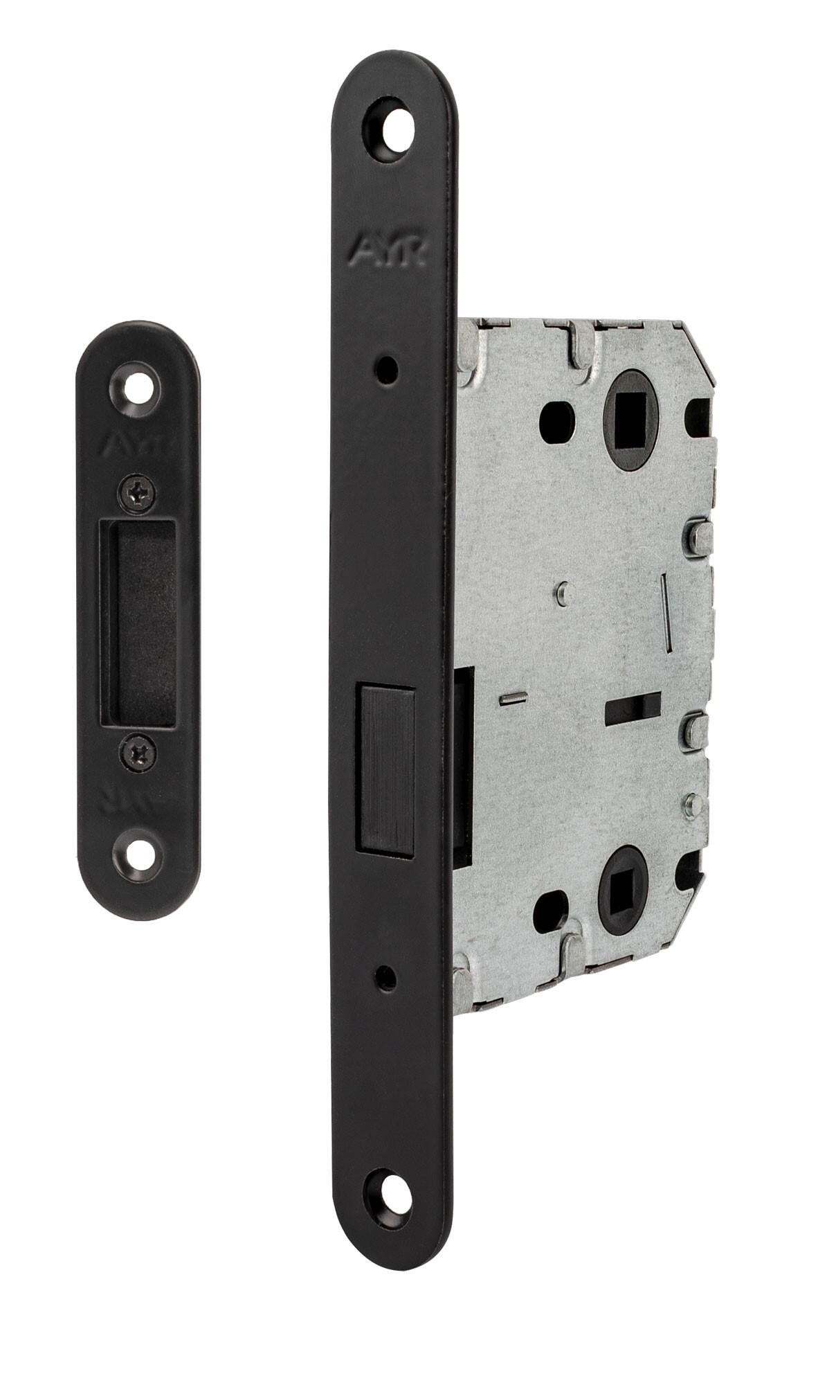 PICAPORTE MAGNETICO NEGRO MATE MOD 819 AYR | Obramat