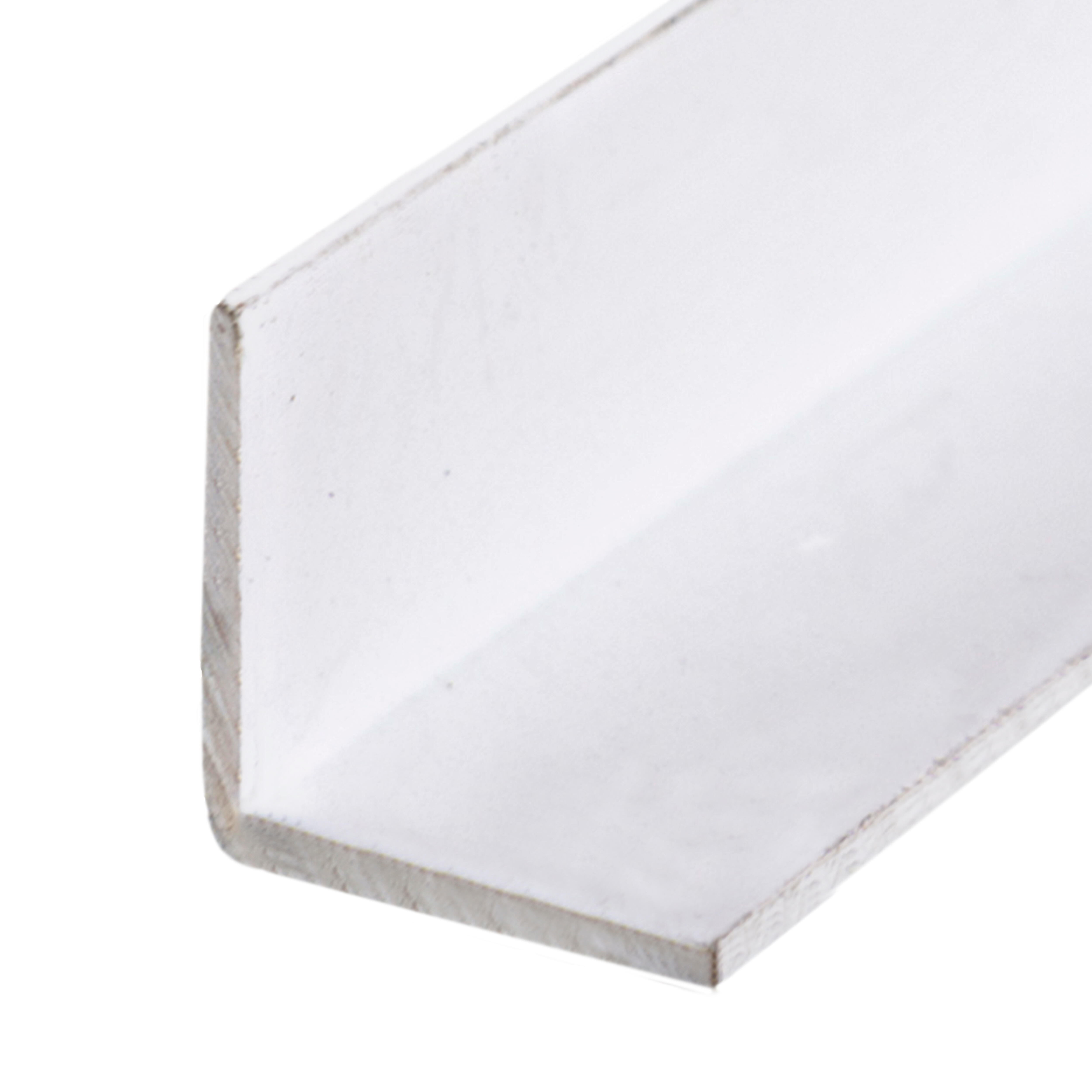 PERFIL "L" PVC BRANCO 20x10x1x2600mm | Obramat