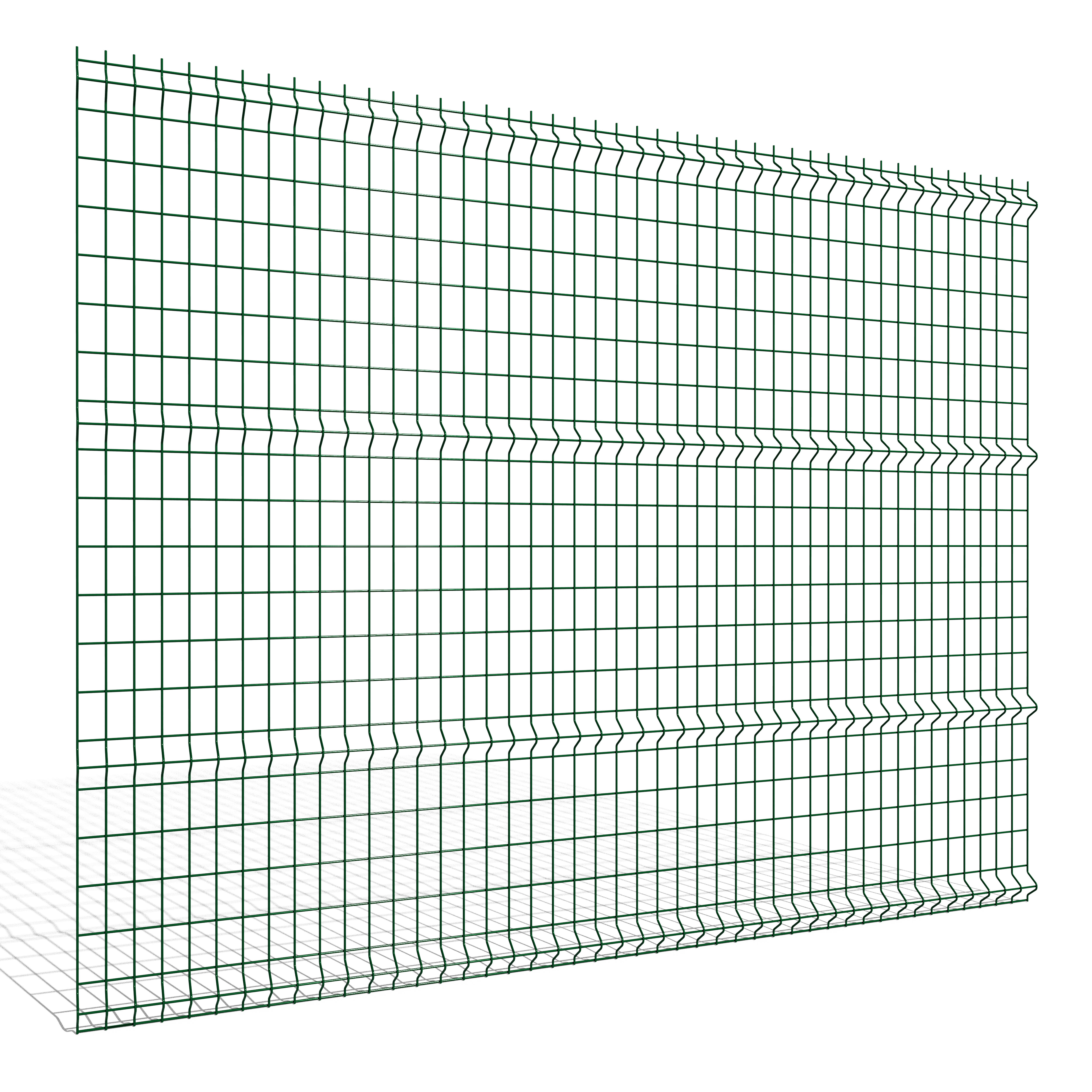 PANEL METÁLICO ELECTROSOLDADO PLASTIFICADO VERDE 1,5X2,50 M | Obramat