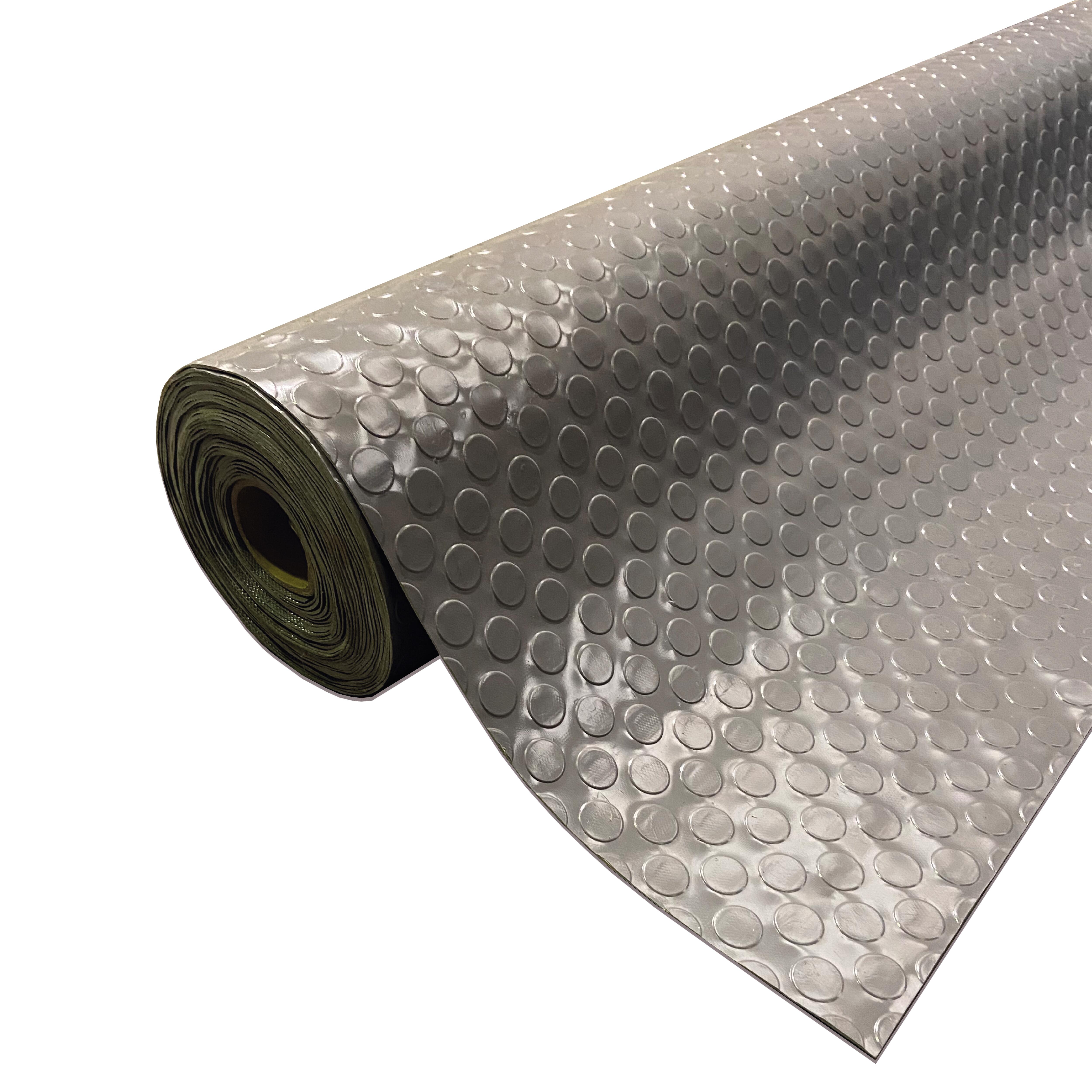 ROLO PAVIMENTO DE PVC CÍRCULOS 1,2X5M CINZA | Obramat