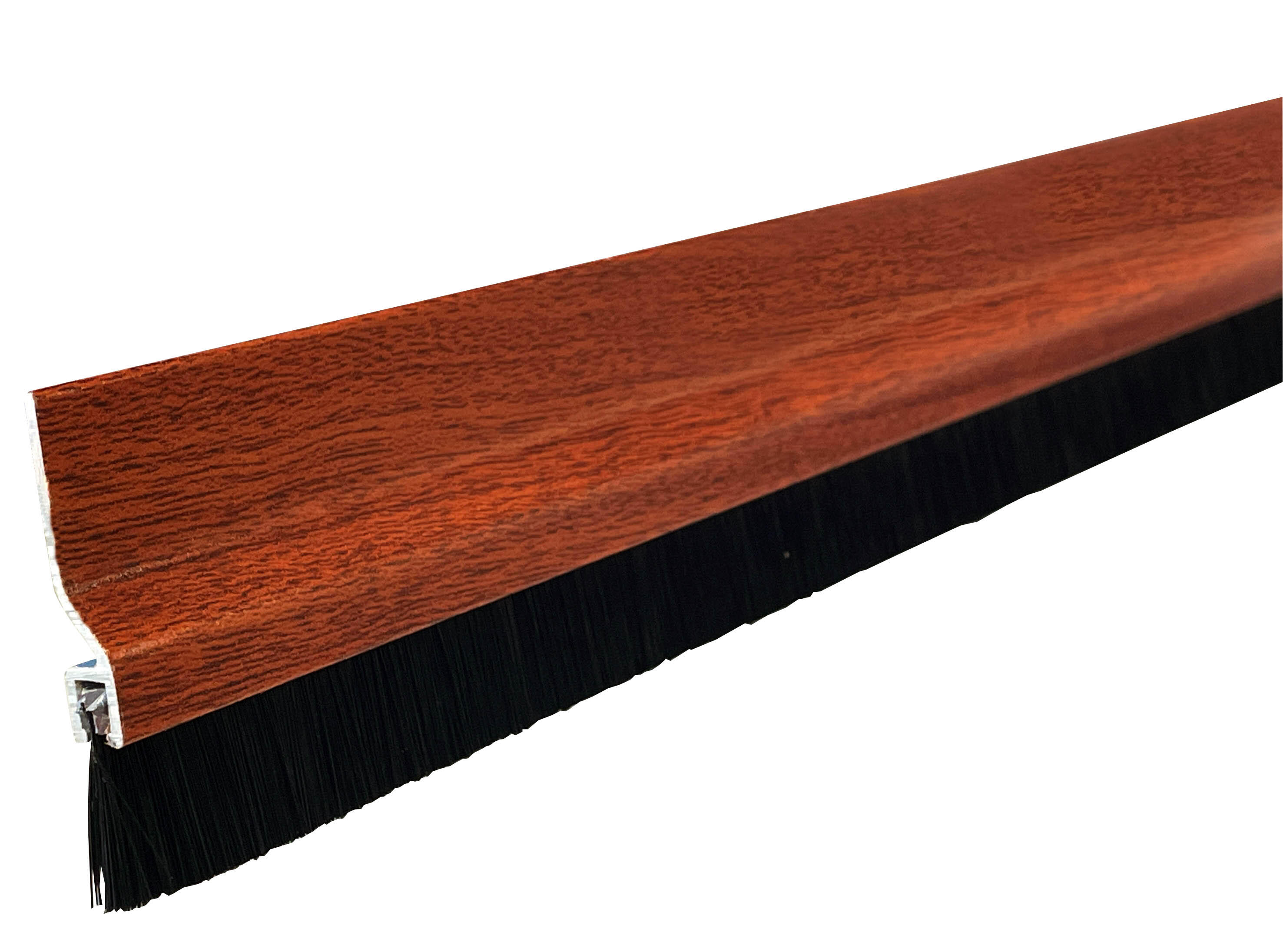 VEDA PORTA ALUMÍNIO ADESIVO COM PELO 92cm SAPELE | Obramat