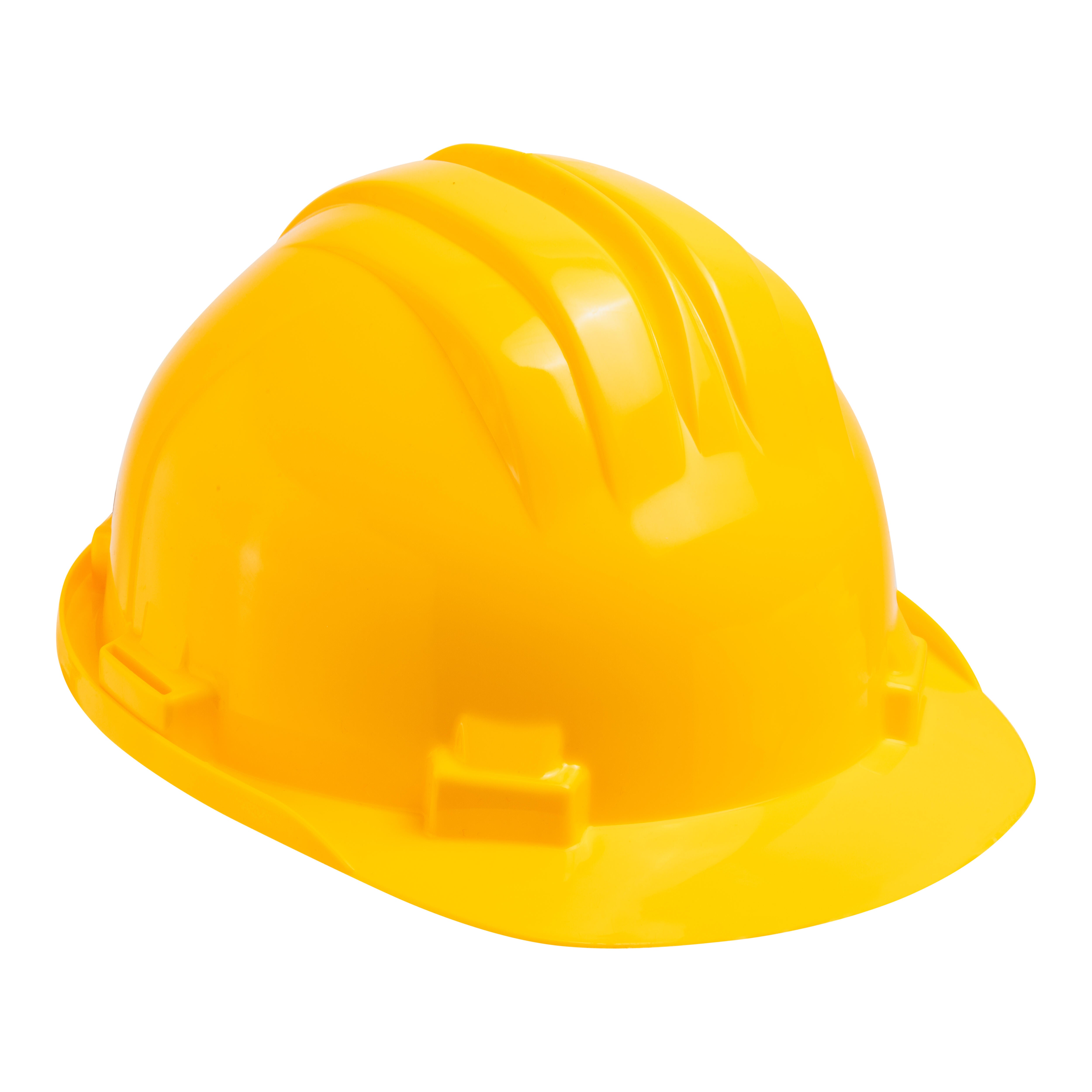 CAPACETE DE OBRA AMARELO REGULÁVEL CLIMAX | Obramat