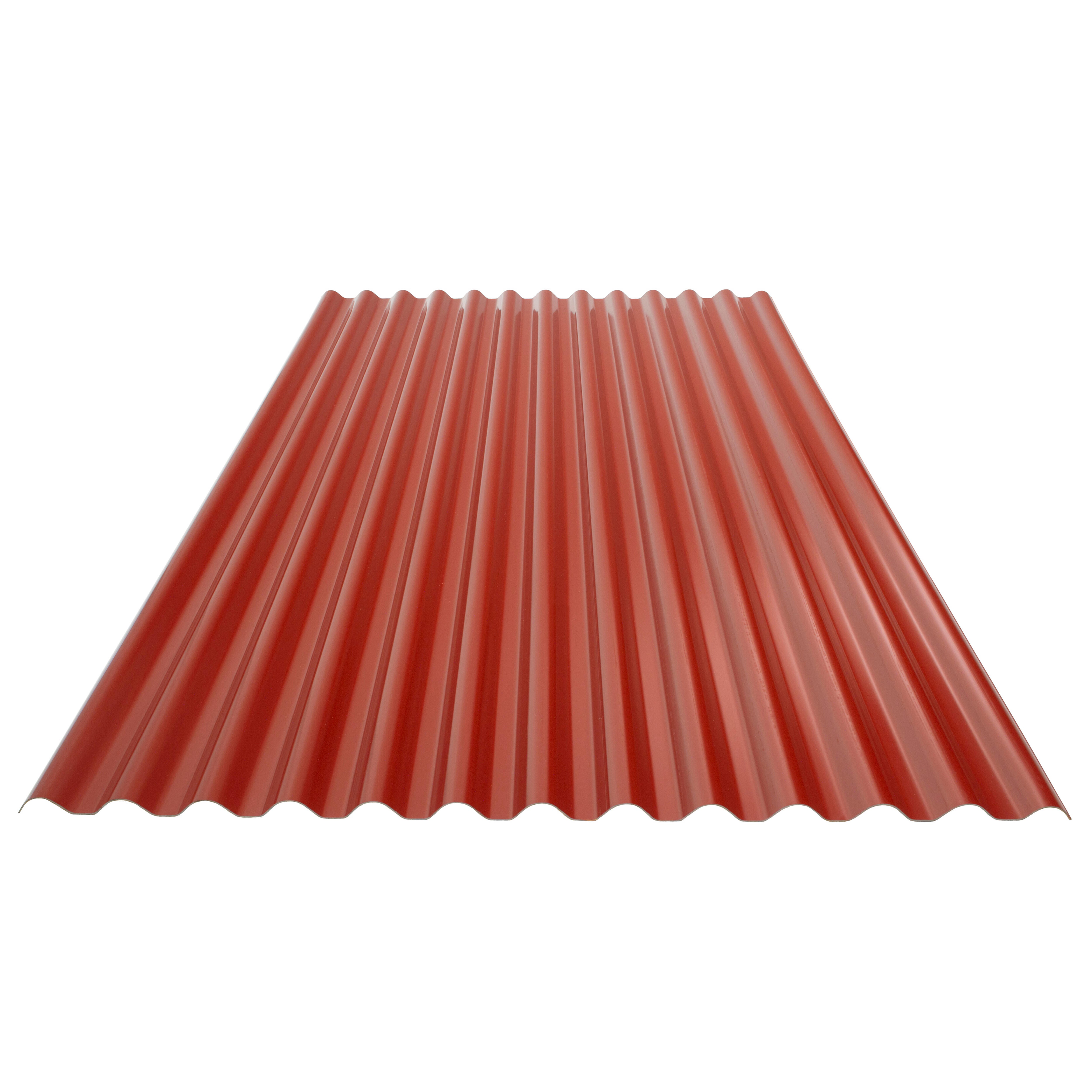 PLACA ONDULADA ECOLINA 2X1,10M ROJA | Obramat