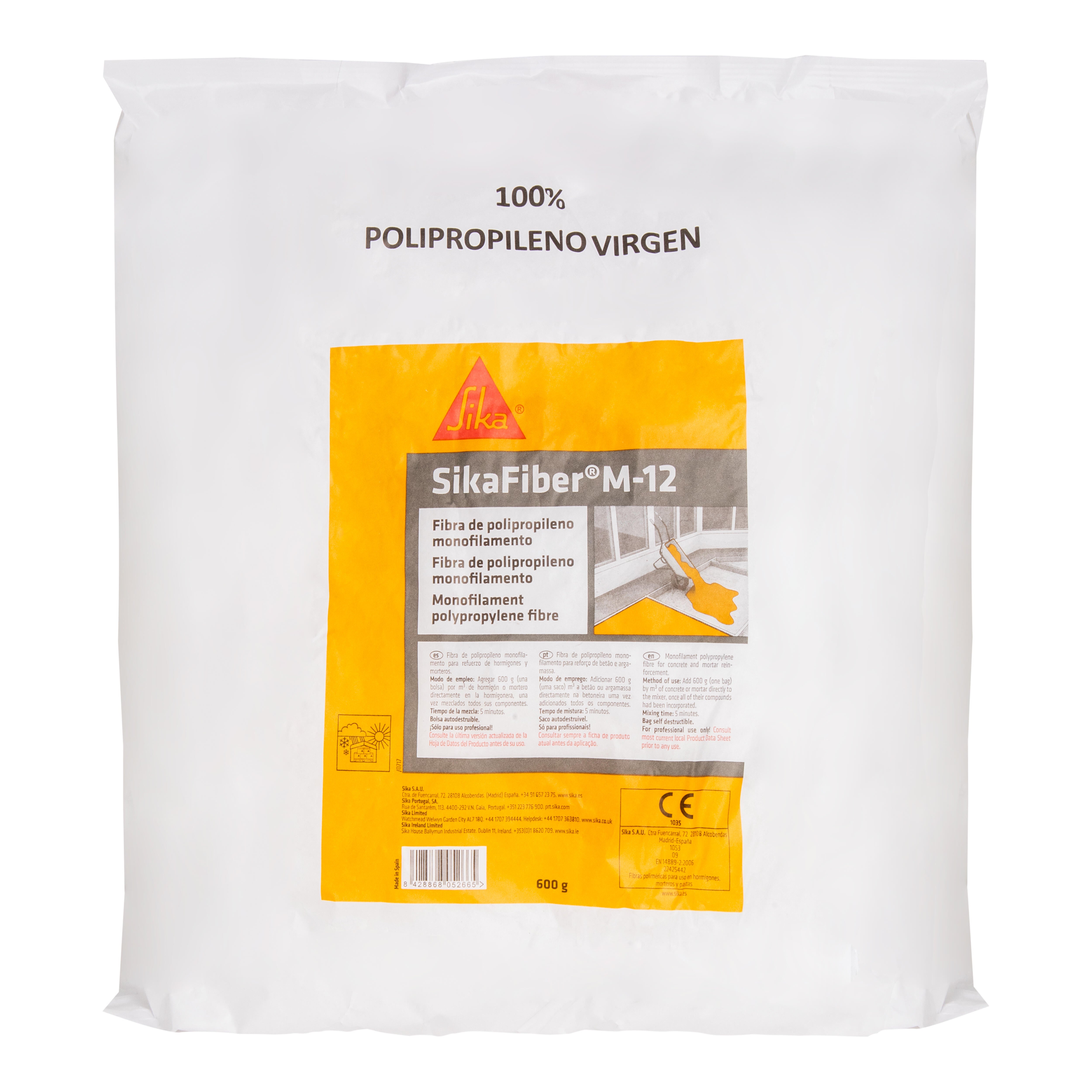 FIBRAS SIKAFIBER M12 600 GR | Obramat