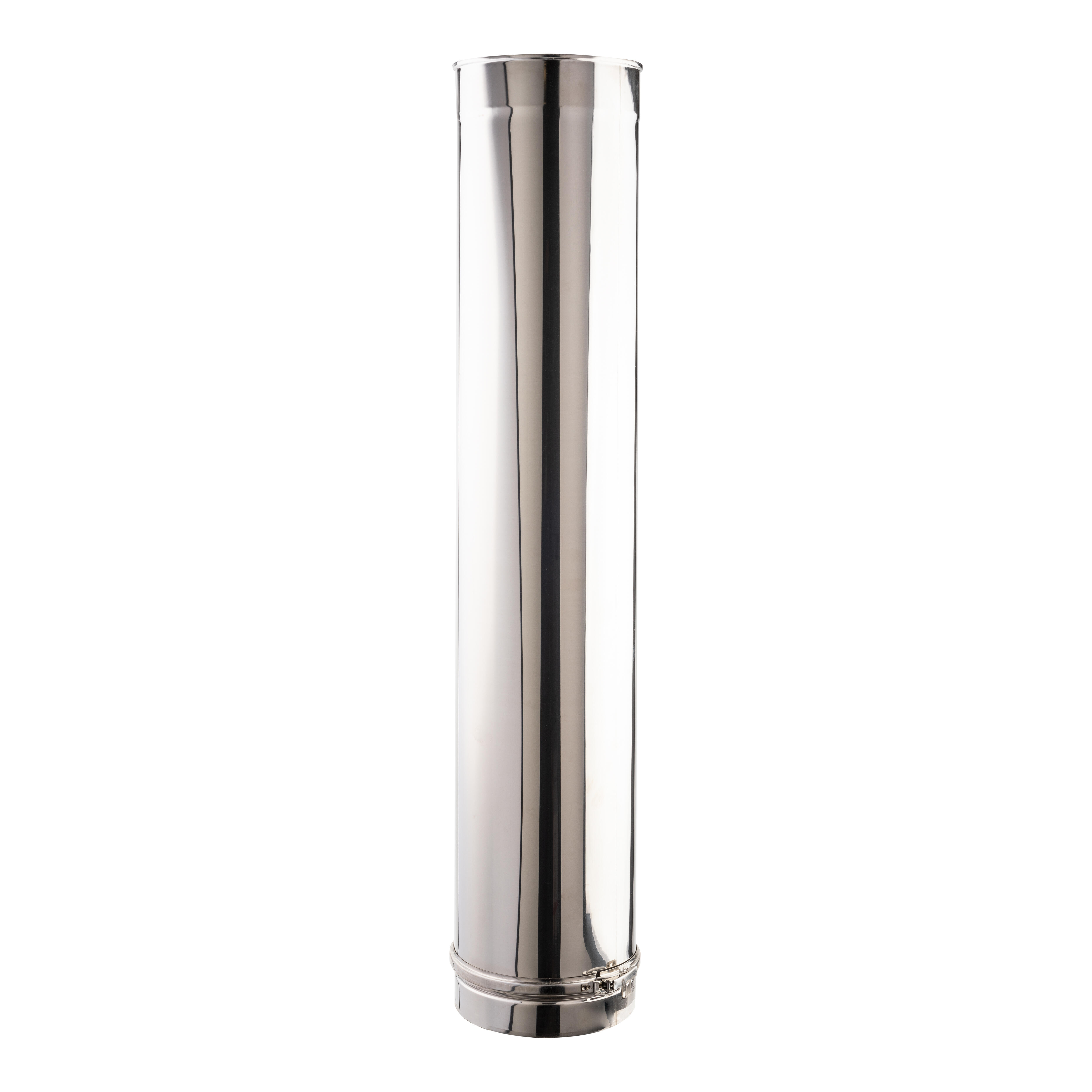 TUBO INOX DUPLA PAREDE 200mm 1M | Obramat