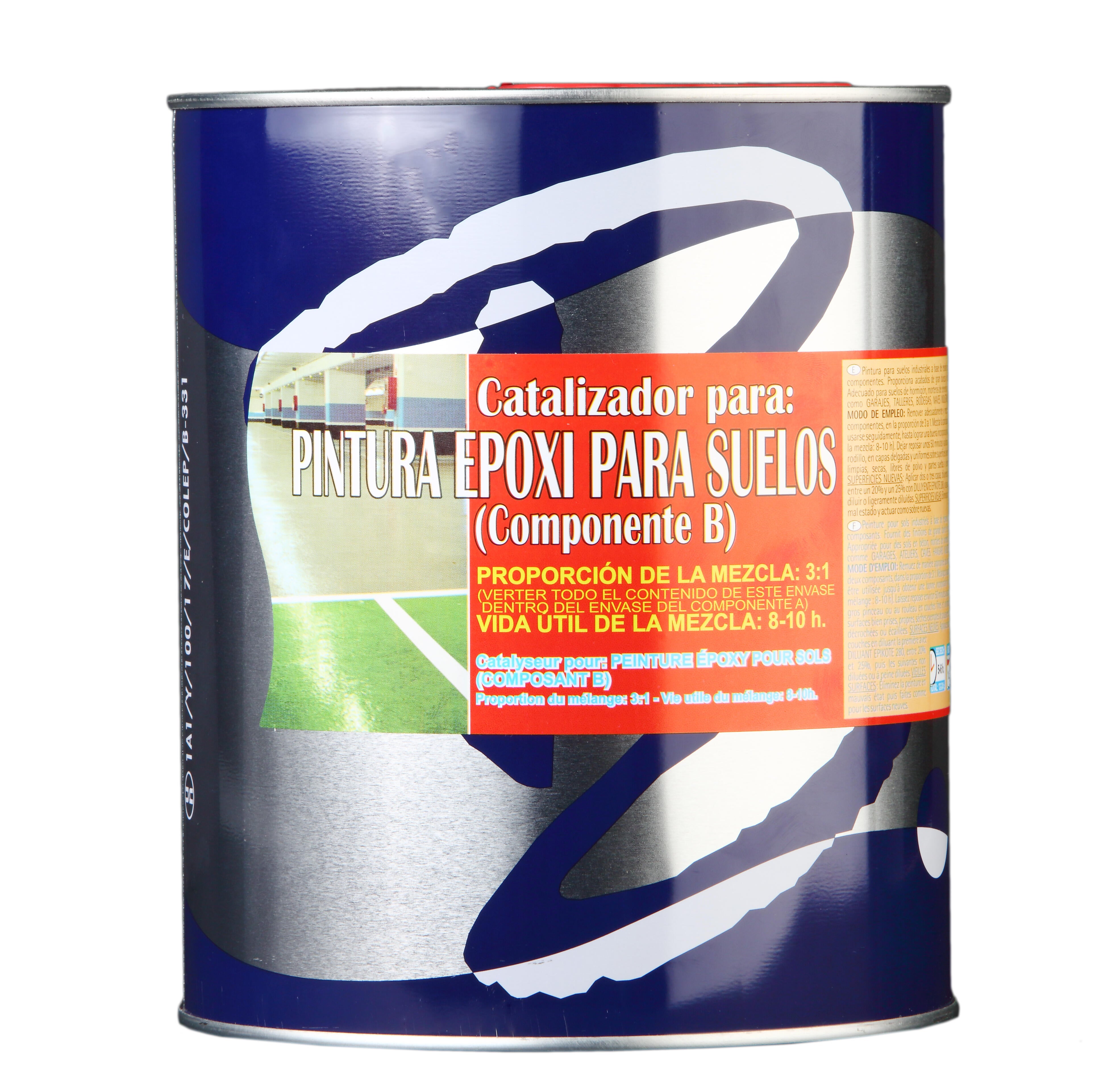 PINTURA SUELOS EPOXI + CATALIZADOR 16L GRIS | Obramat