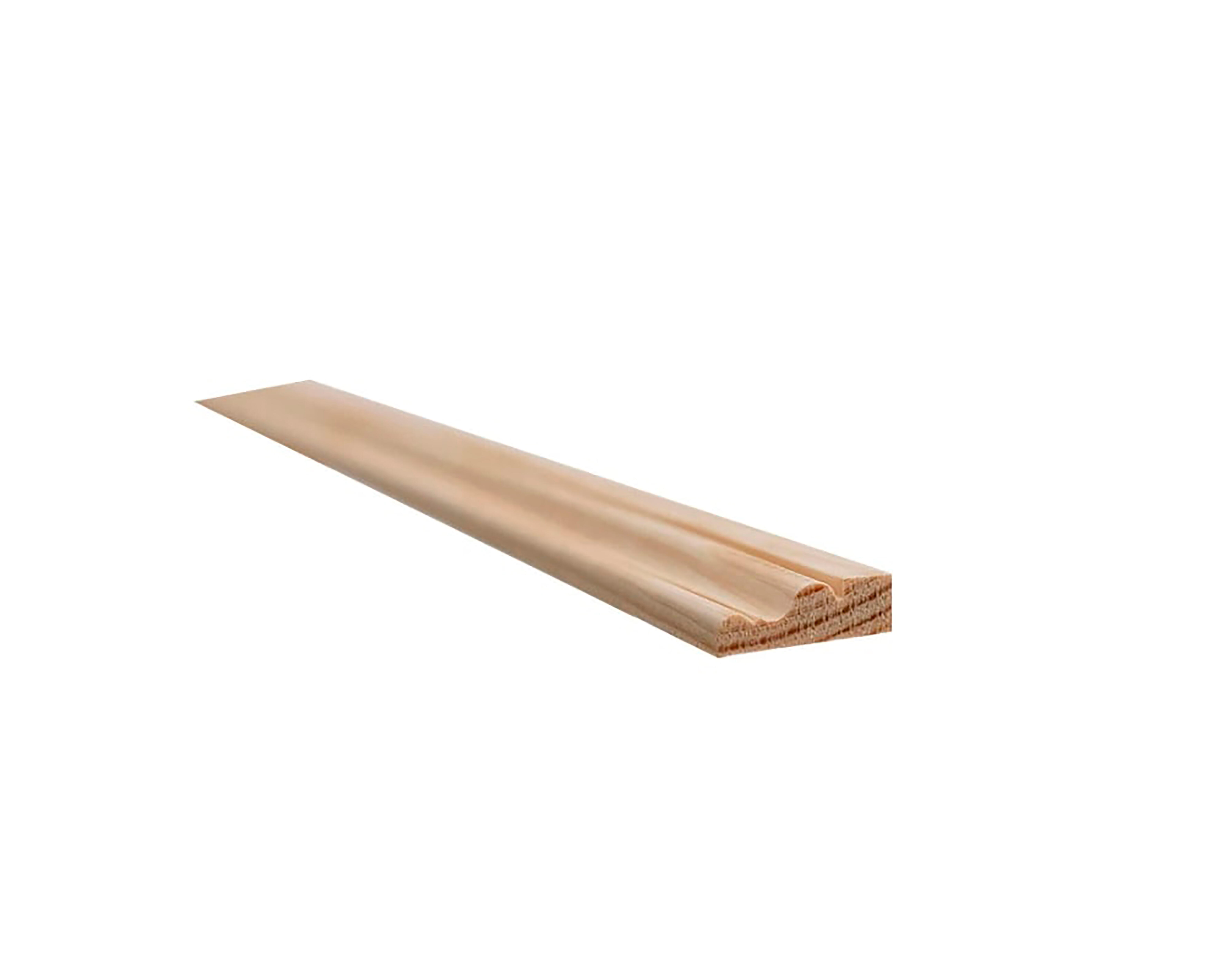 MOLDURA REMATE MADERA PINO RADIATA 2500 X 34 X 16 MM | Obramat