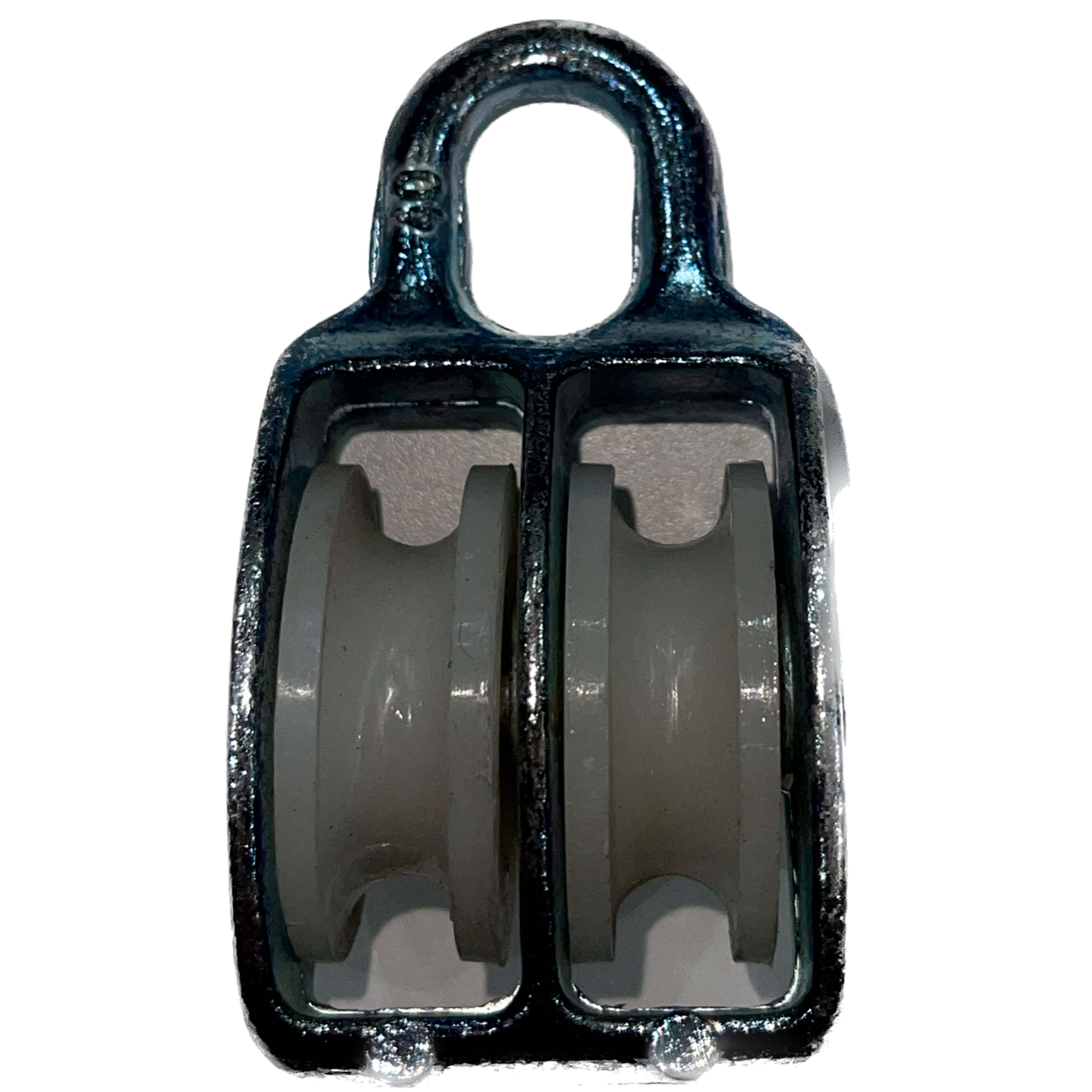 ROLDANA DUPLA FIXA GALVANIZADA 93x10mm | Obramat