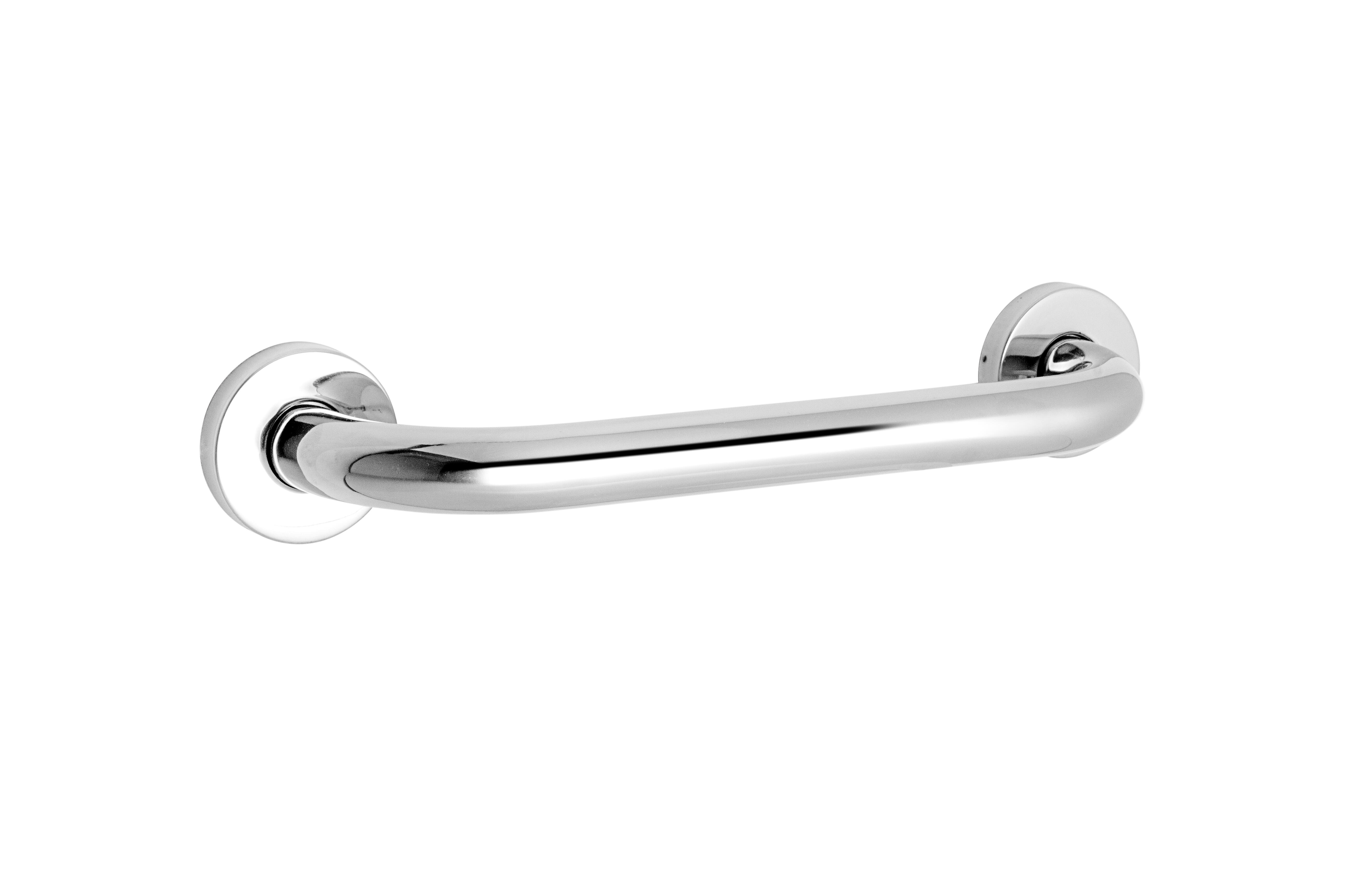 BARRA APOIO INOX LISO 33cm BRILHO | Obramat