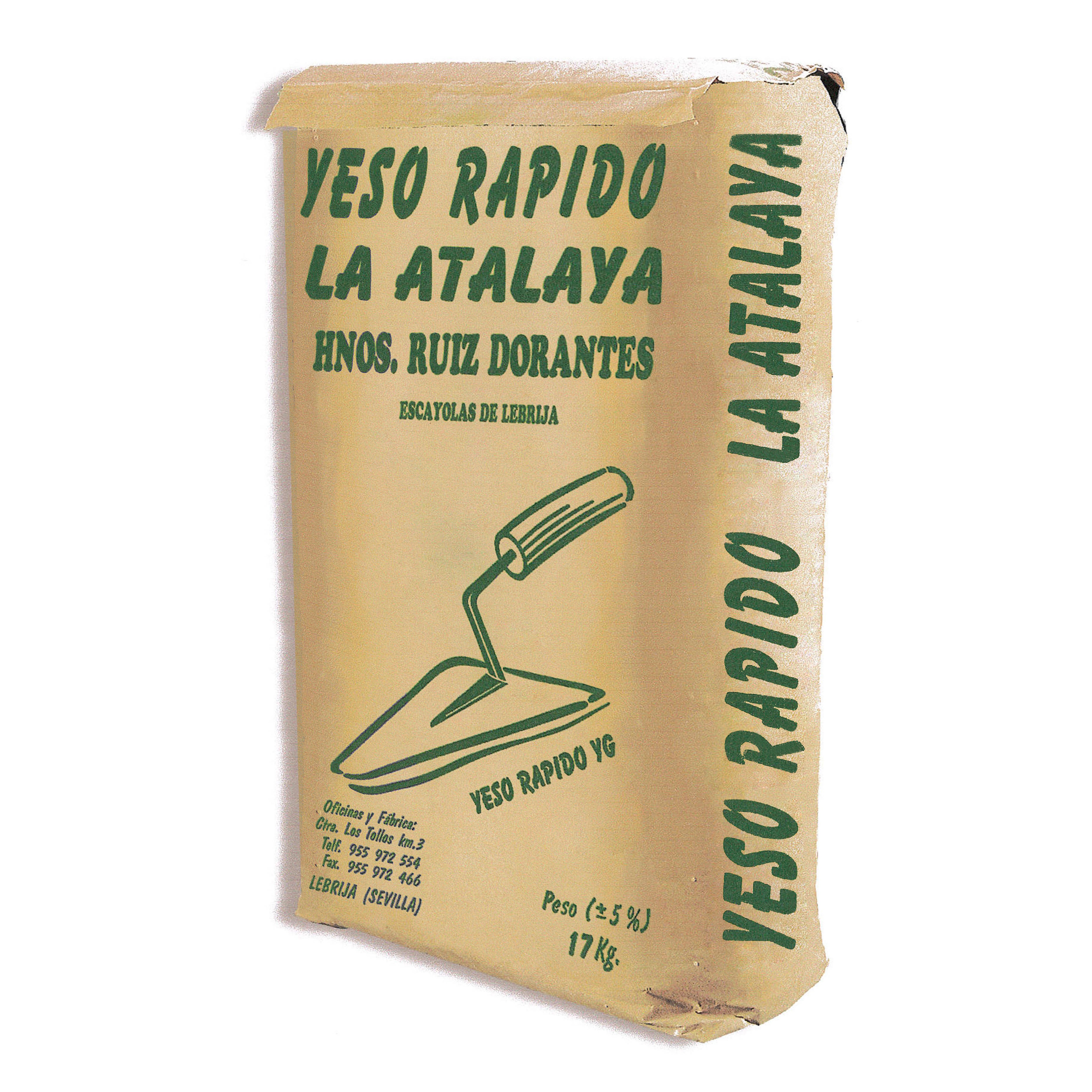 YESO RAPIDO LA ATALAYA 17KG | Obramat