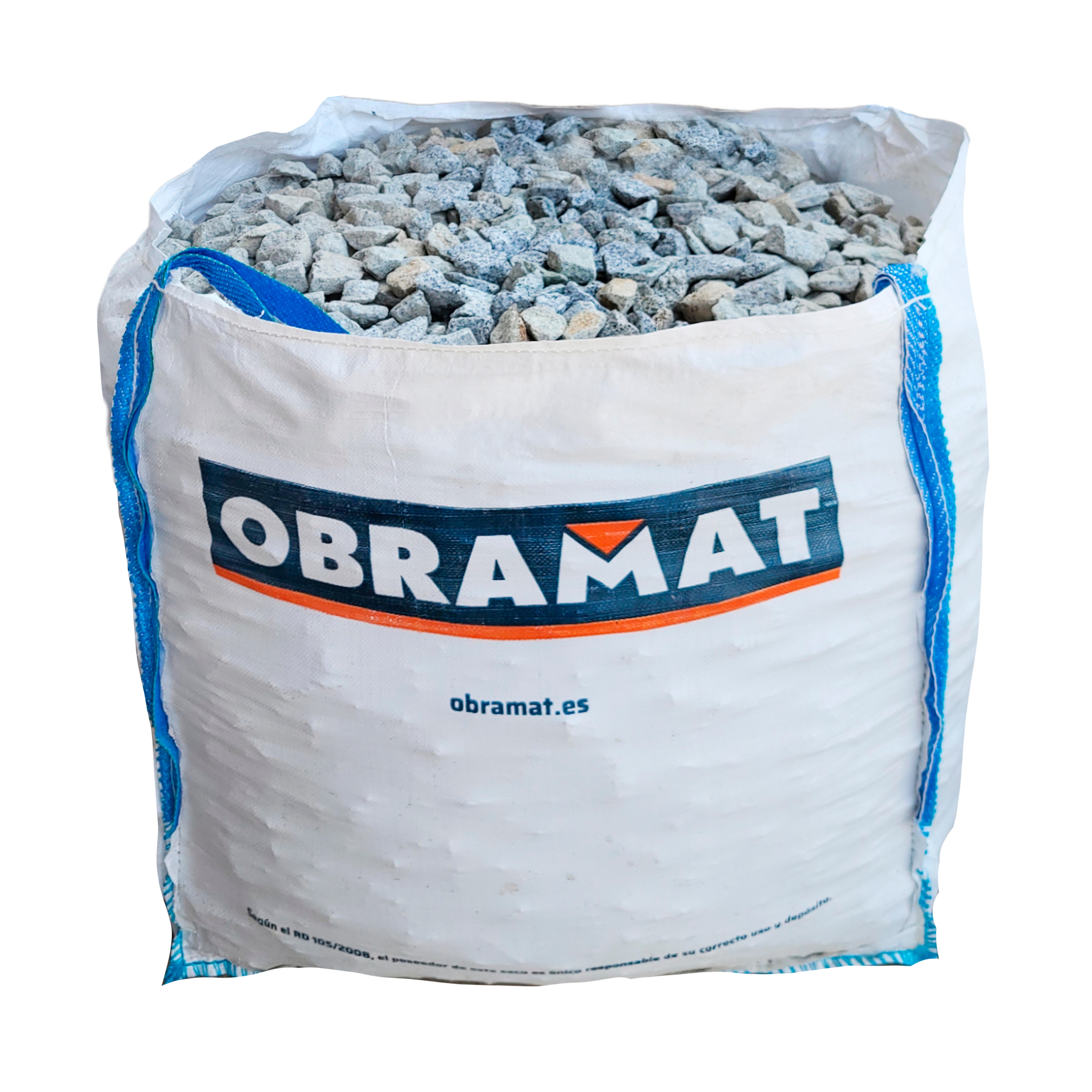BIG BAG GRAVA GRANITICOS BALASTO 40/70 MM 1000 KG APROX | Obramat