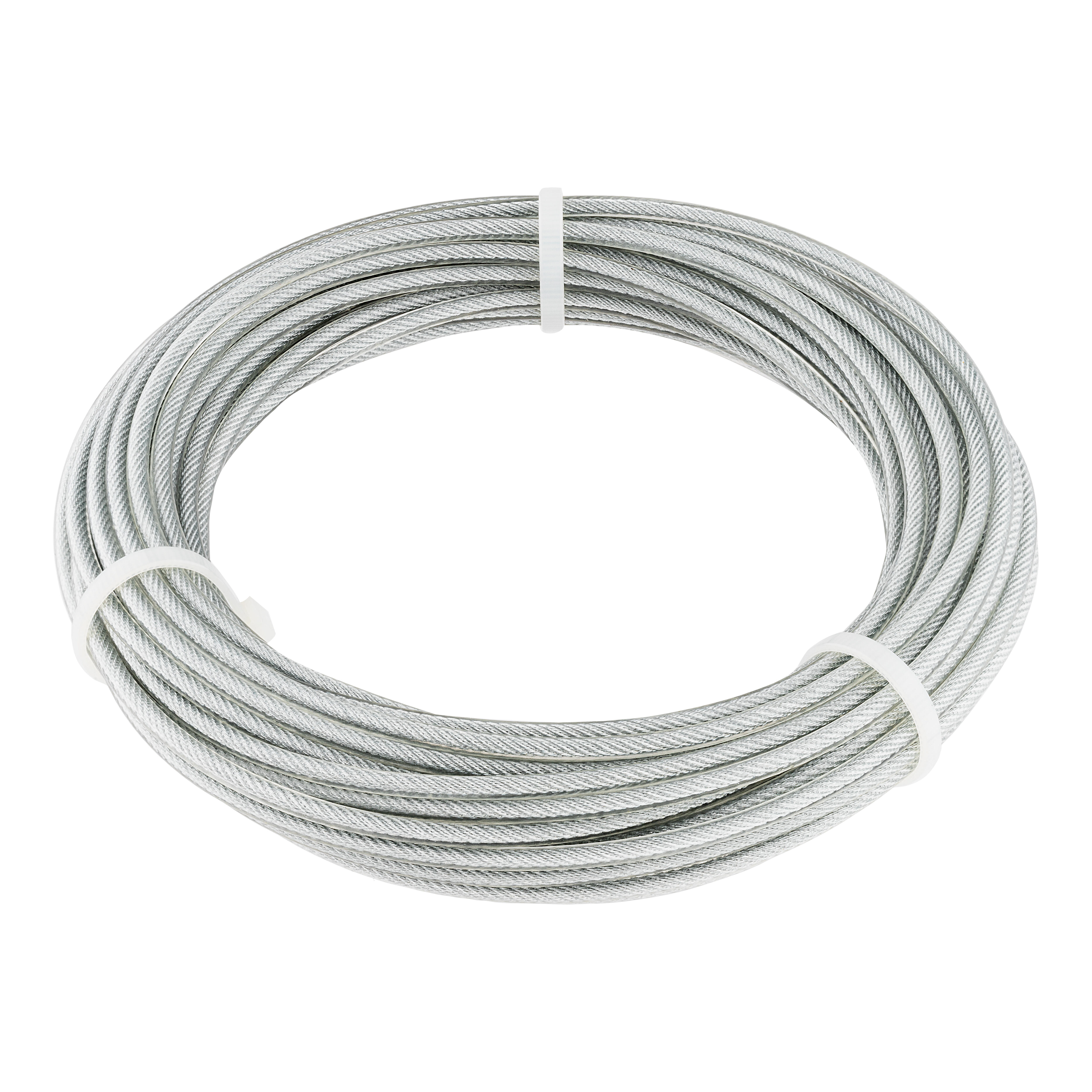 CABLE ACERO GALVANIZADO PLASTIFICADO 6 X 7 + 1 2 4 MM CABLES Y ESLINGAS. 15 M | Obramat