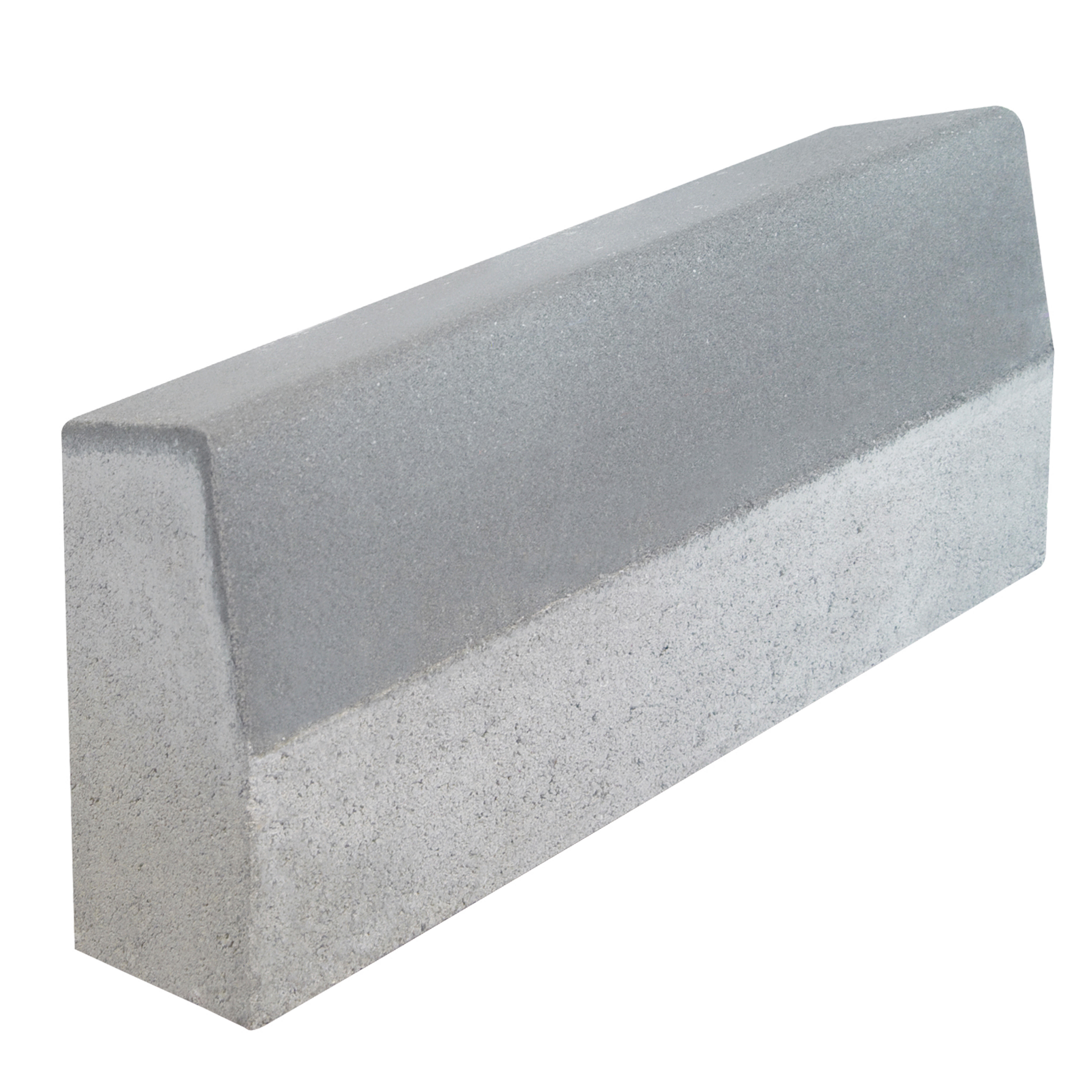 BORDILLO DE HORMIGÓN TRAPEZOIDAL GRIS 50X25X12CM | Obramat