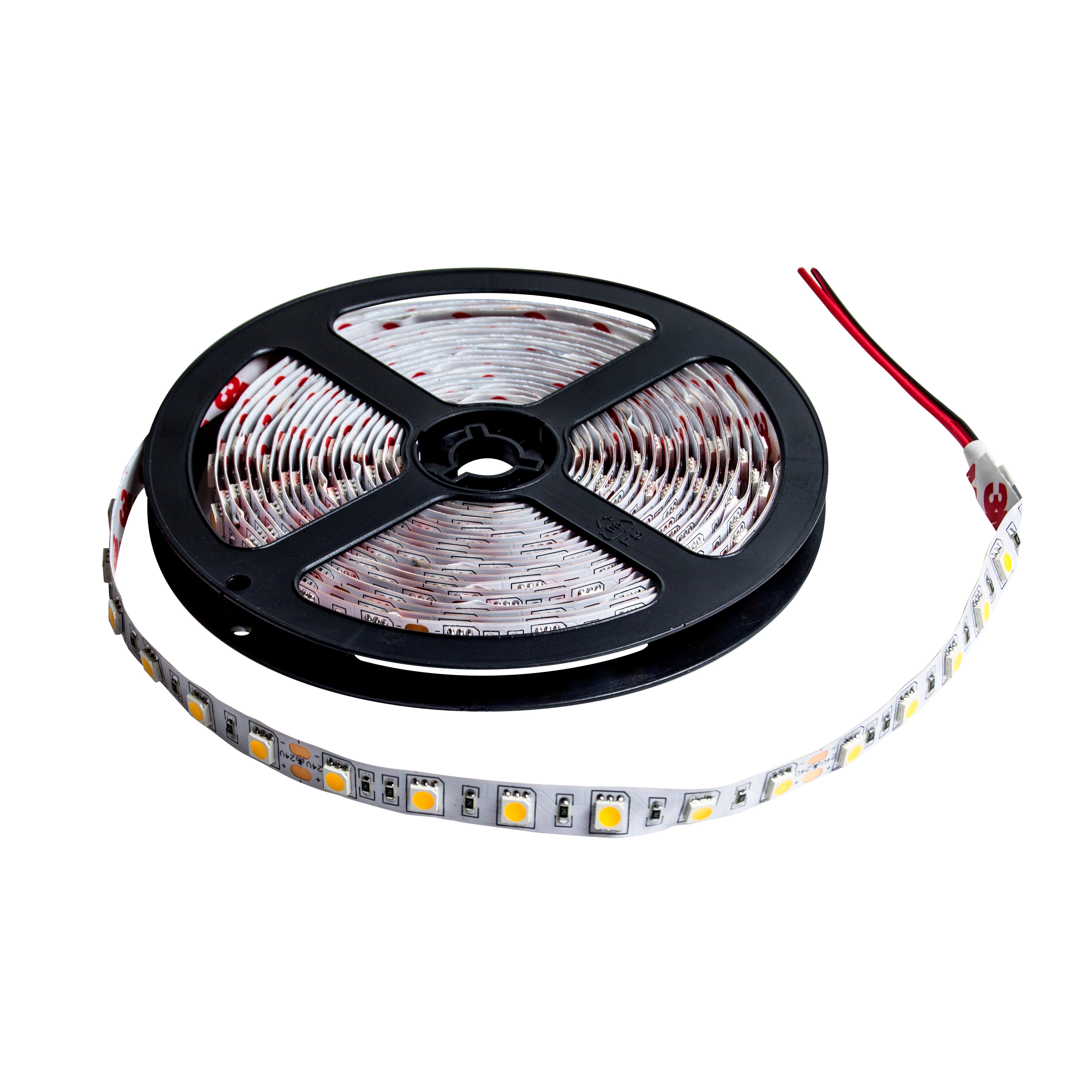 TIRA LED 24V 30M 14,4W/M LUZ CÁLIDA IP20 | Obramat