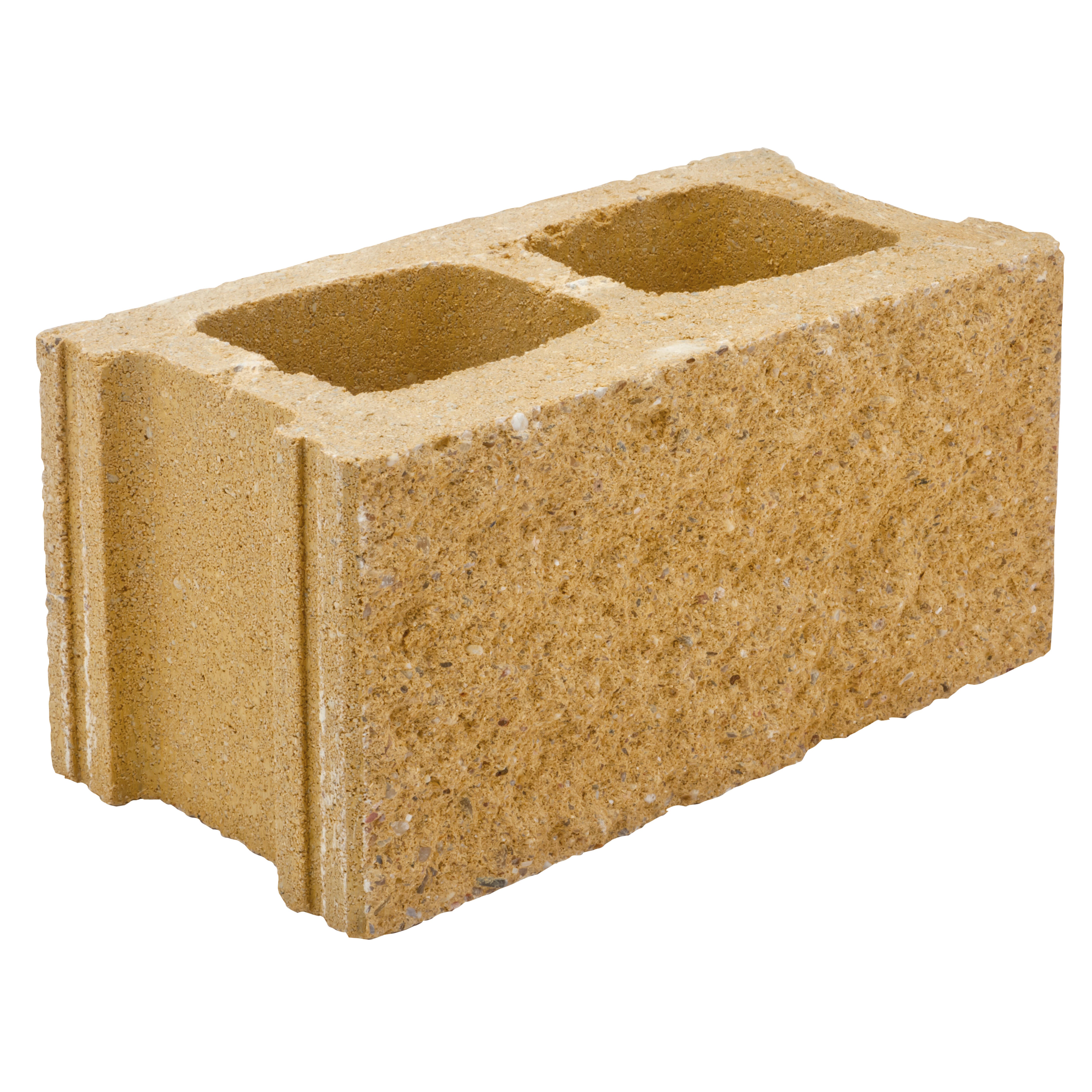 BLOQUE DE HORMIGÓN SPLIT ALBERO 39X19X19 CM | Obramat