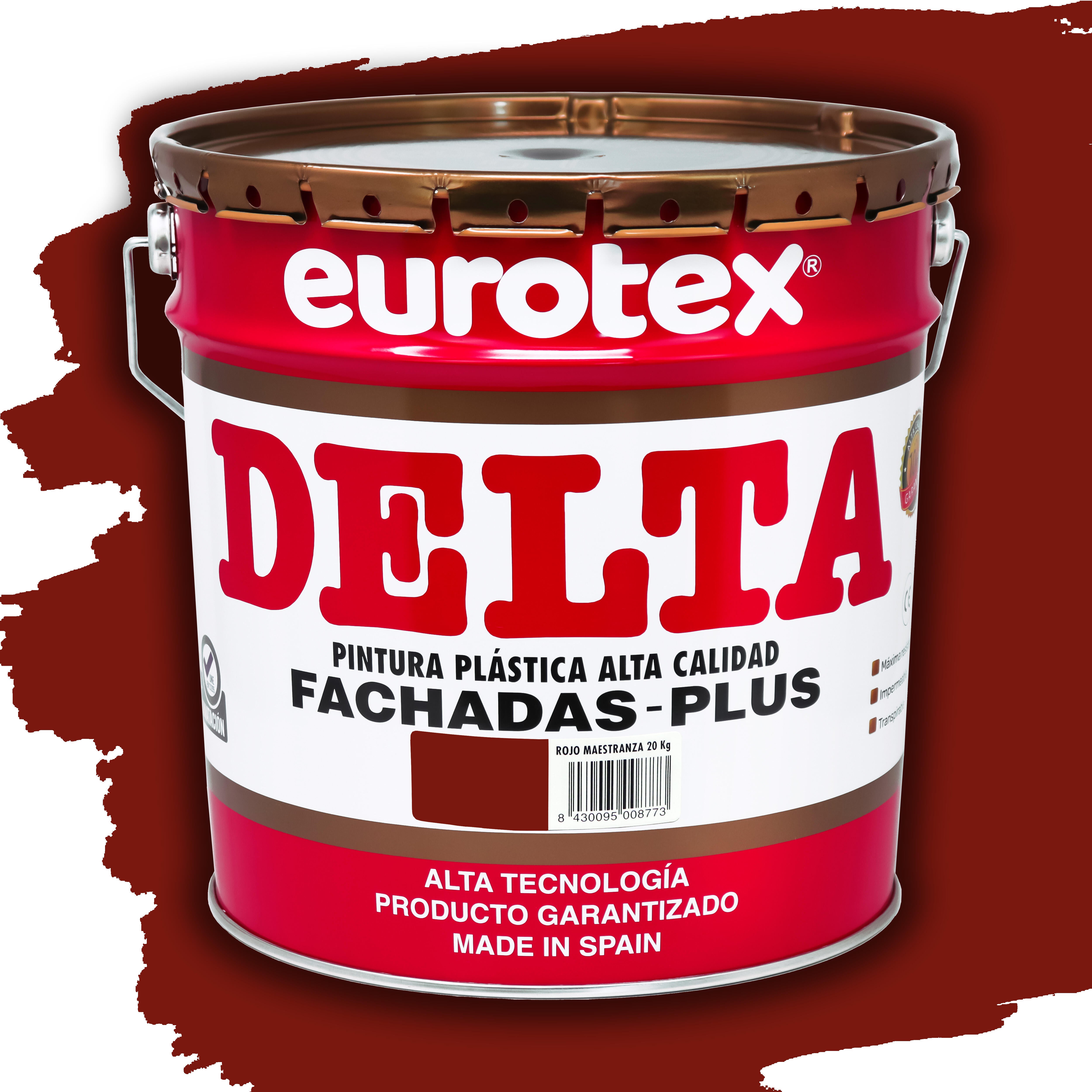 REVESTIMIENTO FACHADAS DELTA PLUS 20KG ROJO MAESTRANZA | Obramat
