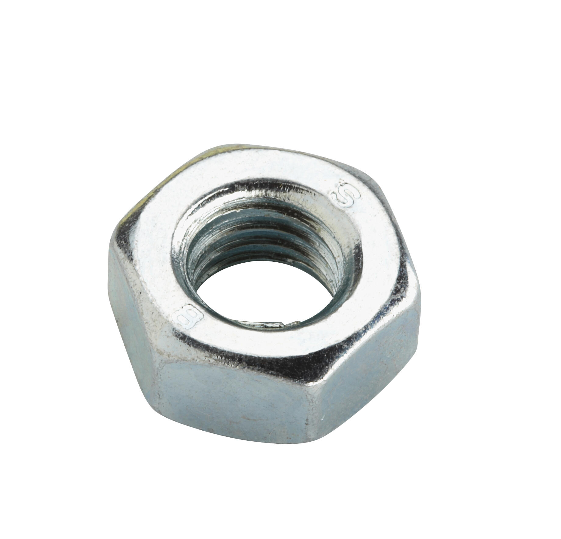 TUERCA HEXAGONAL DIN 934 M6. CINCADA. 500 UDS. | Obramat