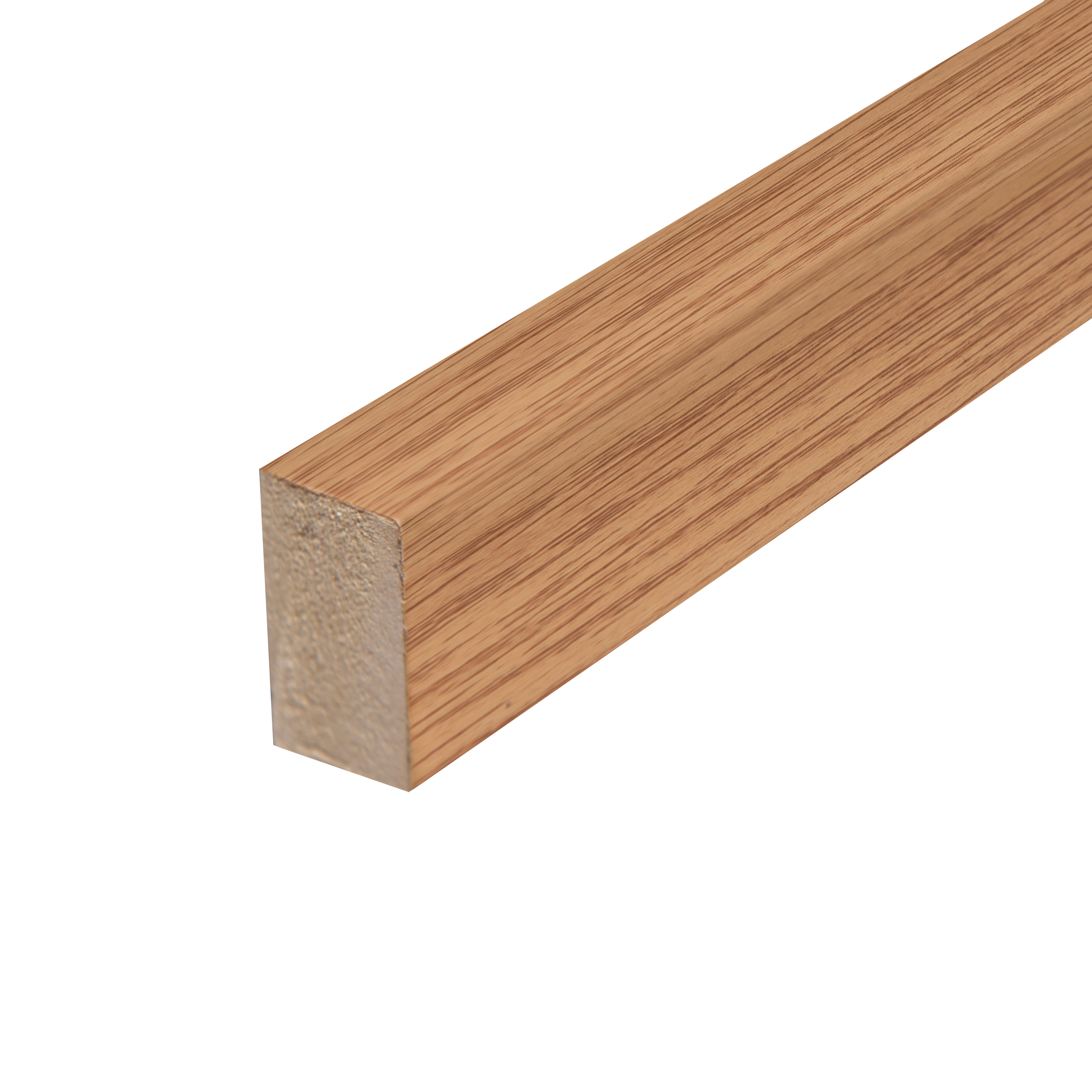 MOLDURA CUADRADILLO PVC ROBLE NATURAL 2240 X 25 X 14 MM | Obramat