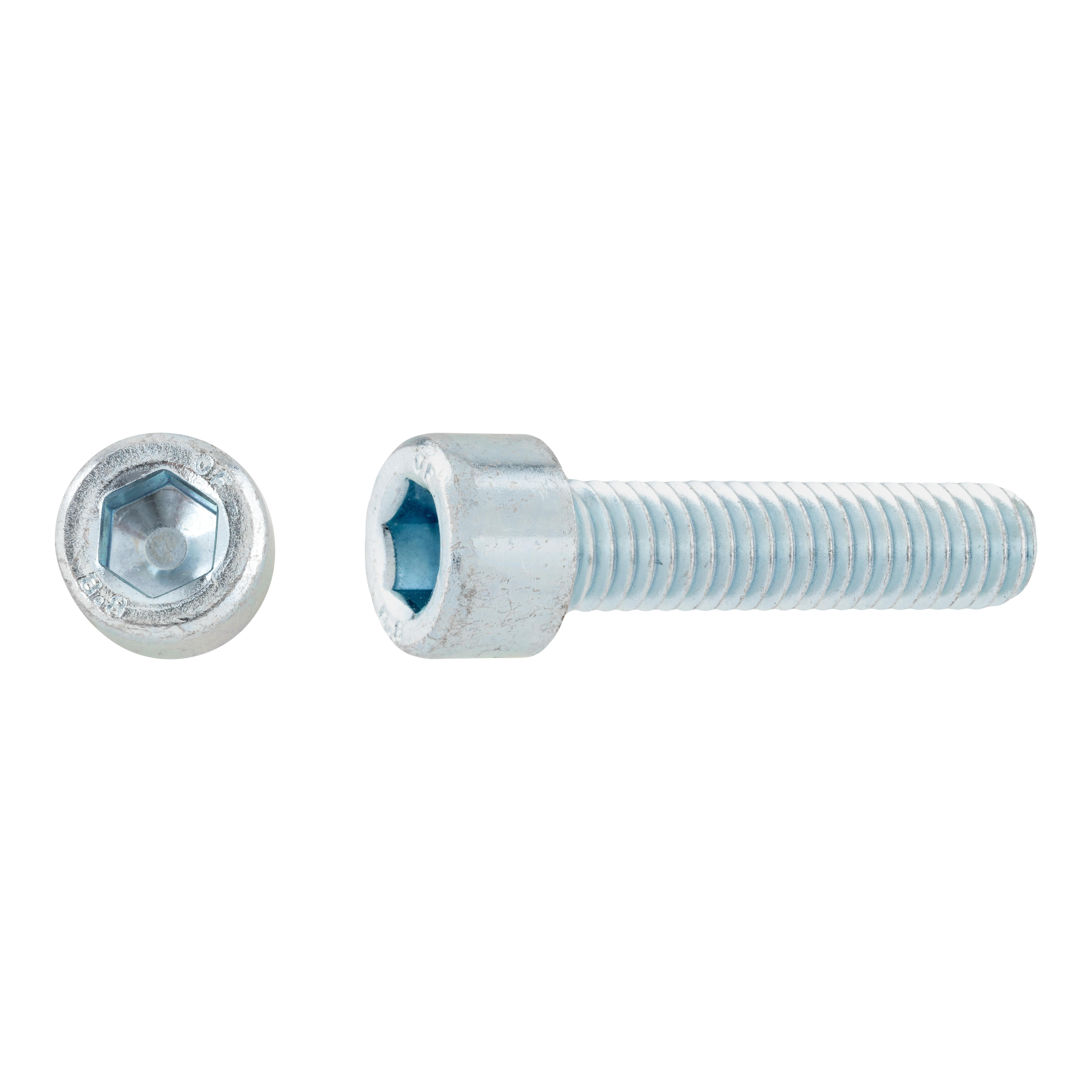 PARAFUSO DIN 912-8.8 CABEÇA ALLEN ZINCADO 6x25mm 200un | Obramat